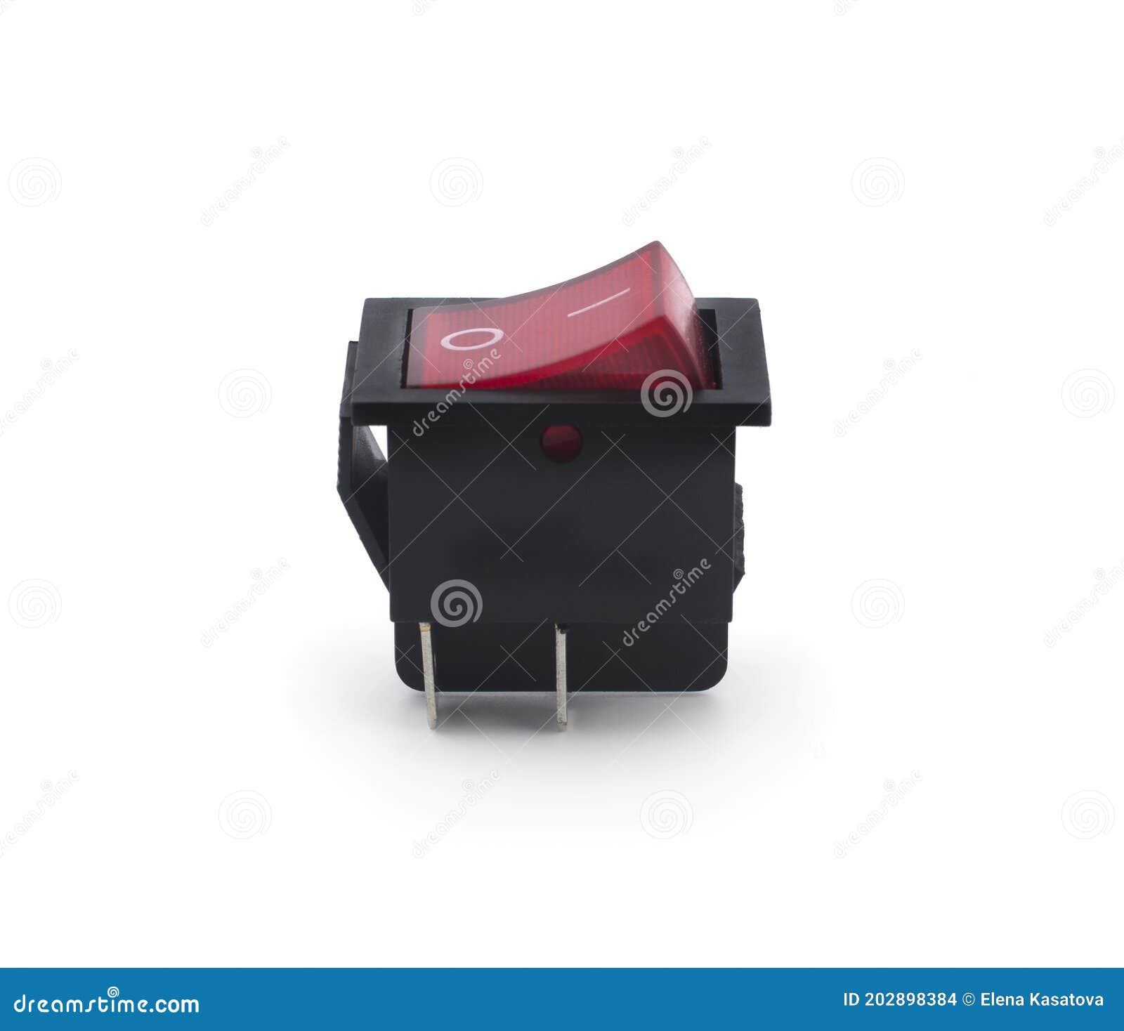 Power Switch Turned on and Off Set Isolated Stock Photo - Image of ...