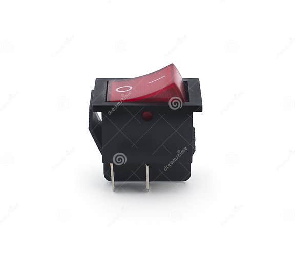 Power Switch Turned on and Off Set Isolated Stock Photo - Image of ...
