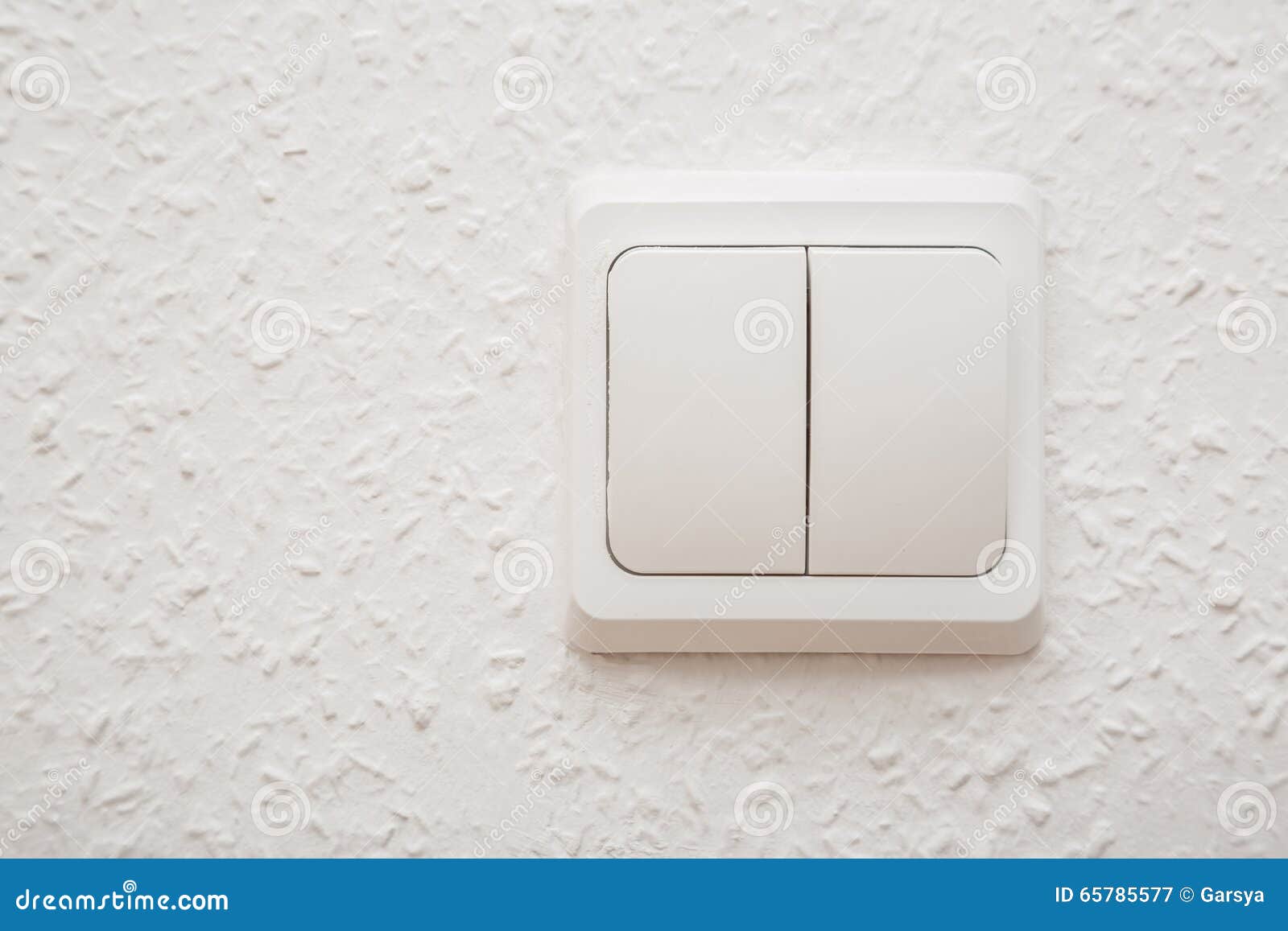 Power switch on white wall stock image. Image of home - 65785577
