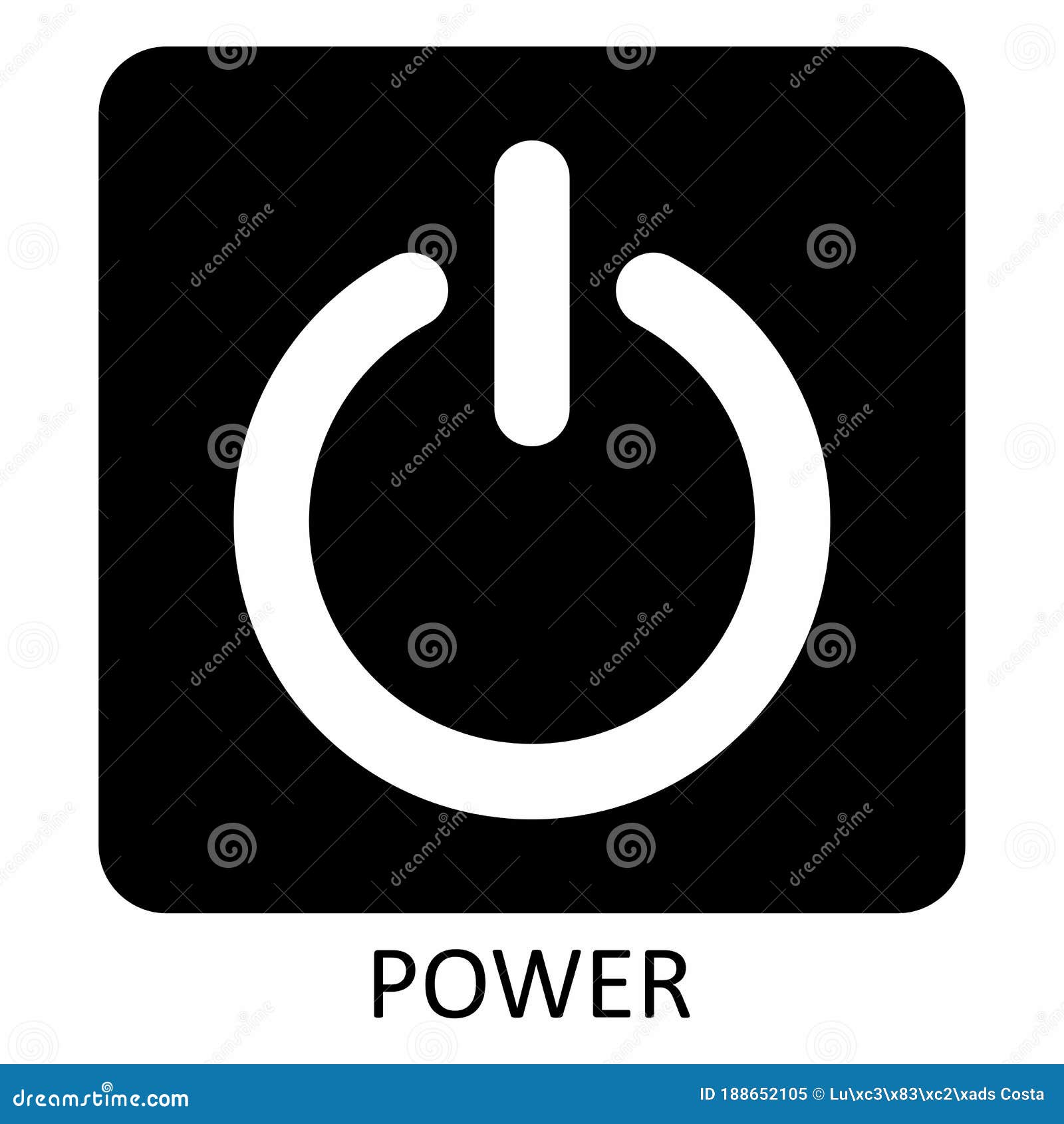 Power symbol illustration stock illustration. Illustration of isolated ...