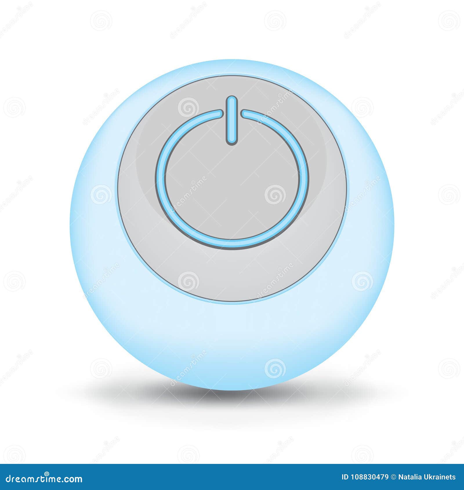 Power symbol stock vector. Illustration of white, background - 108830479