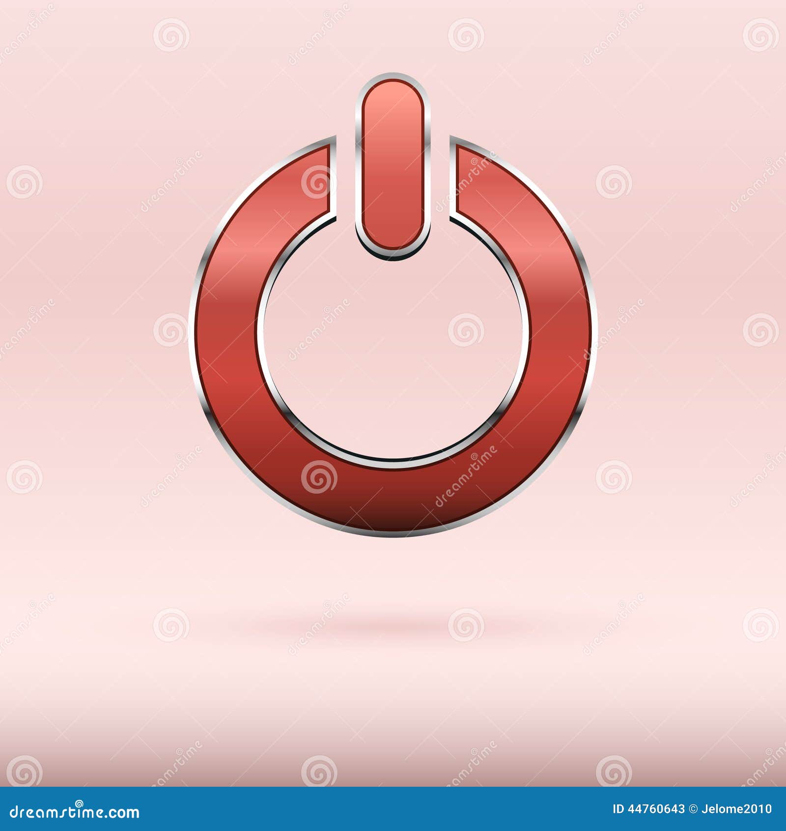 Power symbol stock vector. Illustration of element, glass - 44760643