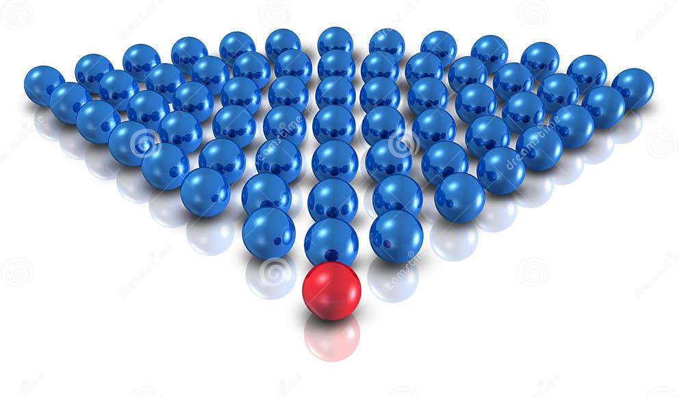 Power Team Leadership stock illustration. Illustration of leadership ...