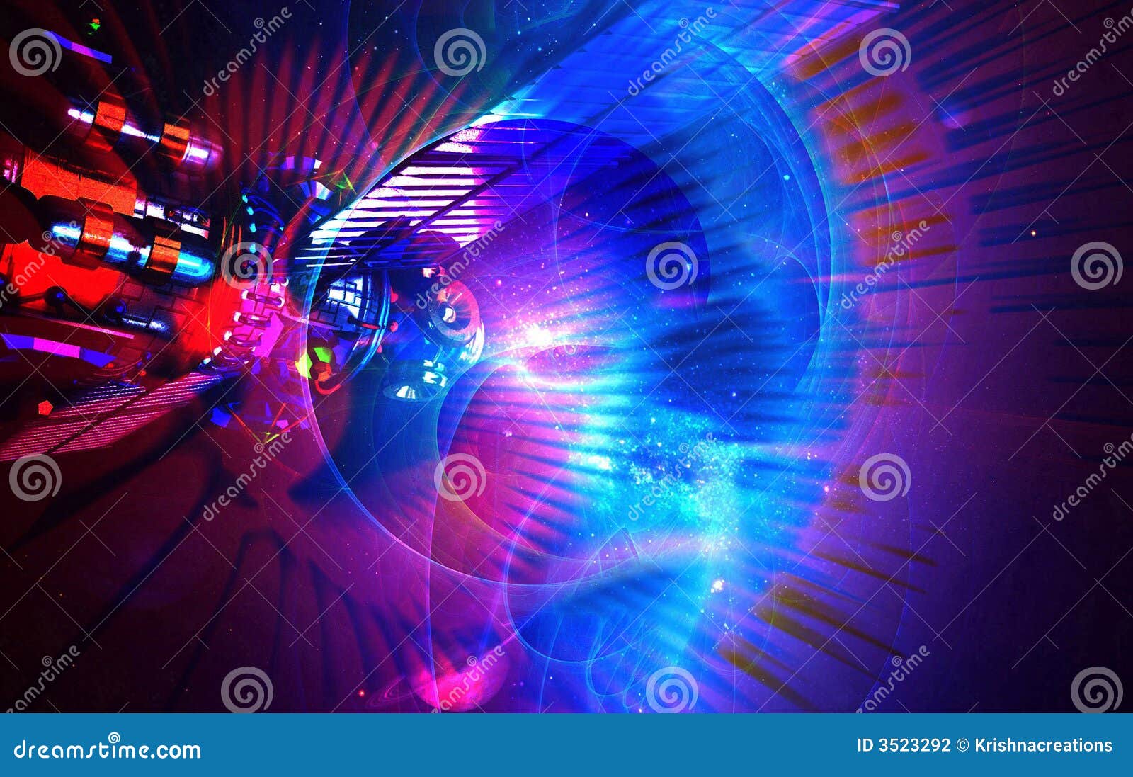 Power of technology stock illustration. Illustration of information ...