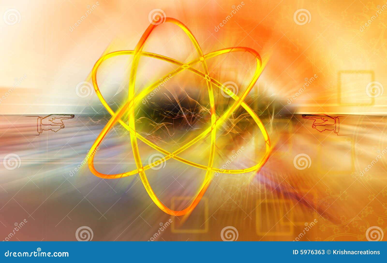 Power of technology stock illustration. Illustration of colour - 5976363