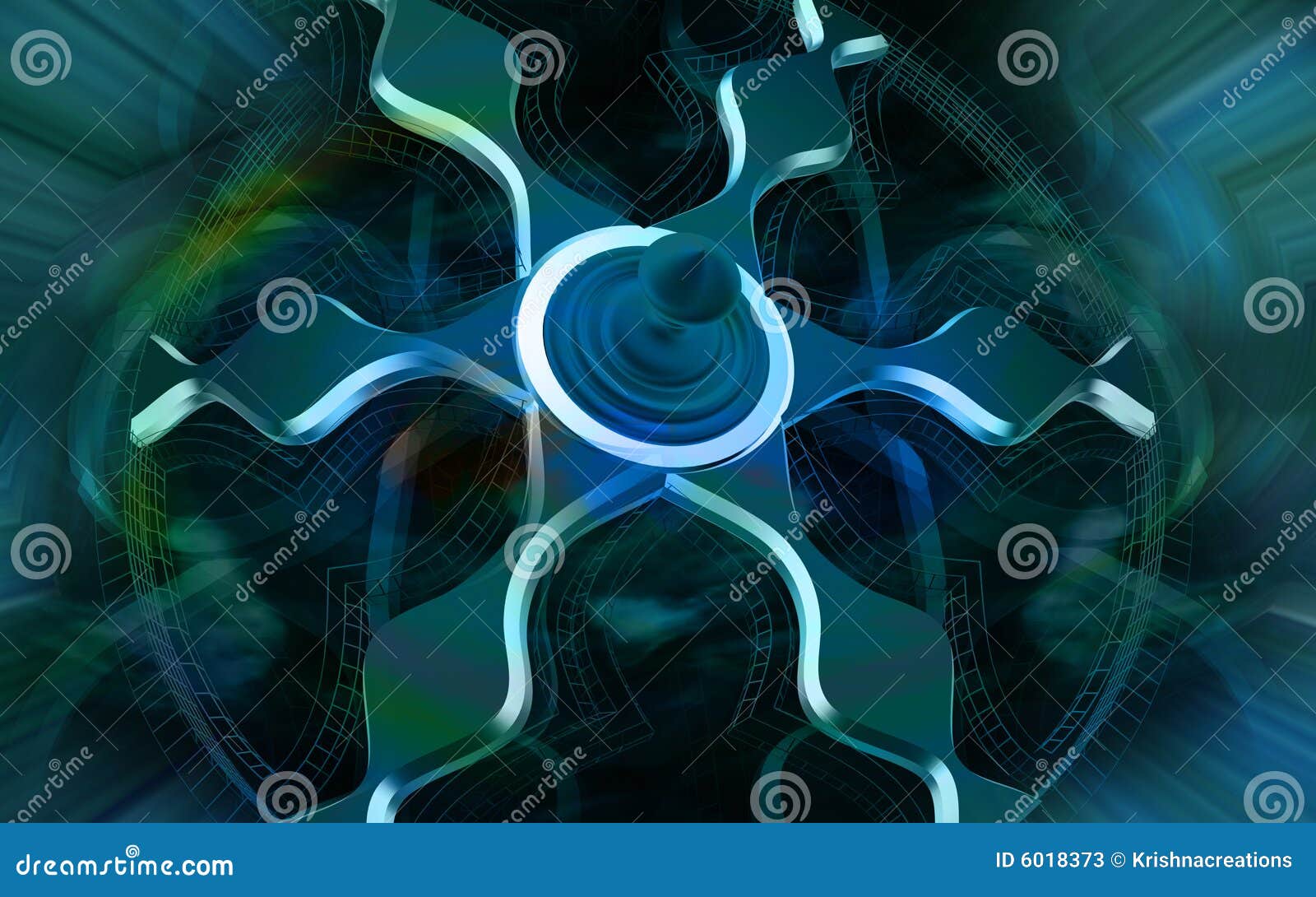 Power of technology stock illustration. Illustration of curve - 6018373