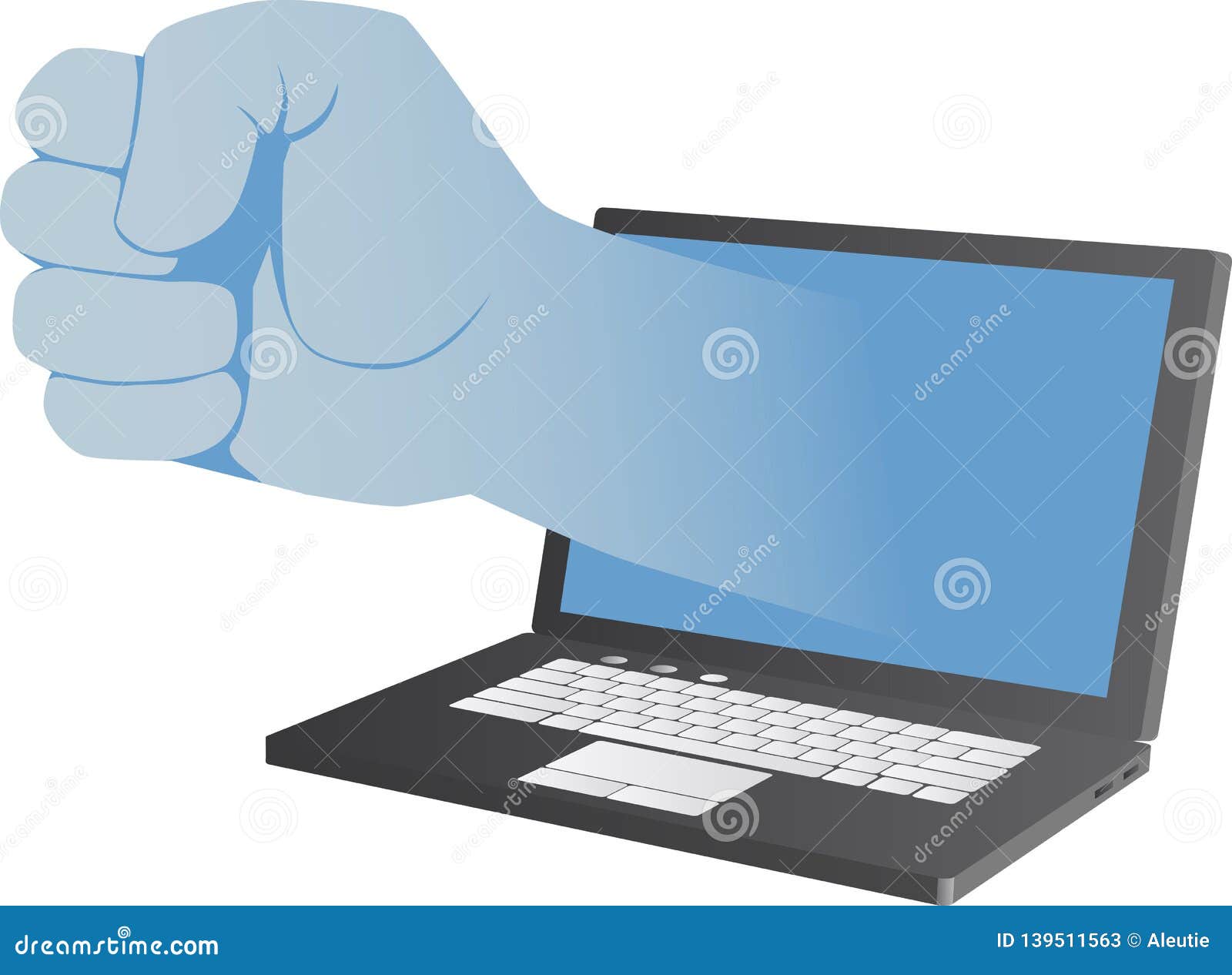 Power of technology stock vector. Illustration of communication - 139511563