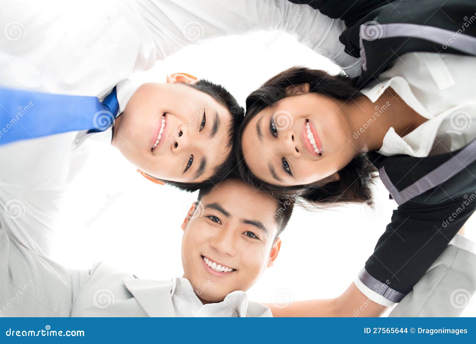 Power of three stock photo. Image of happy, partnership - 27565644