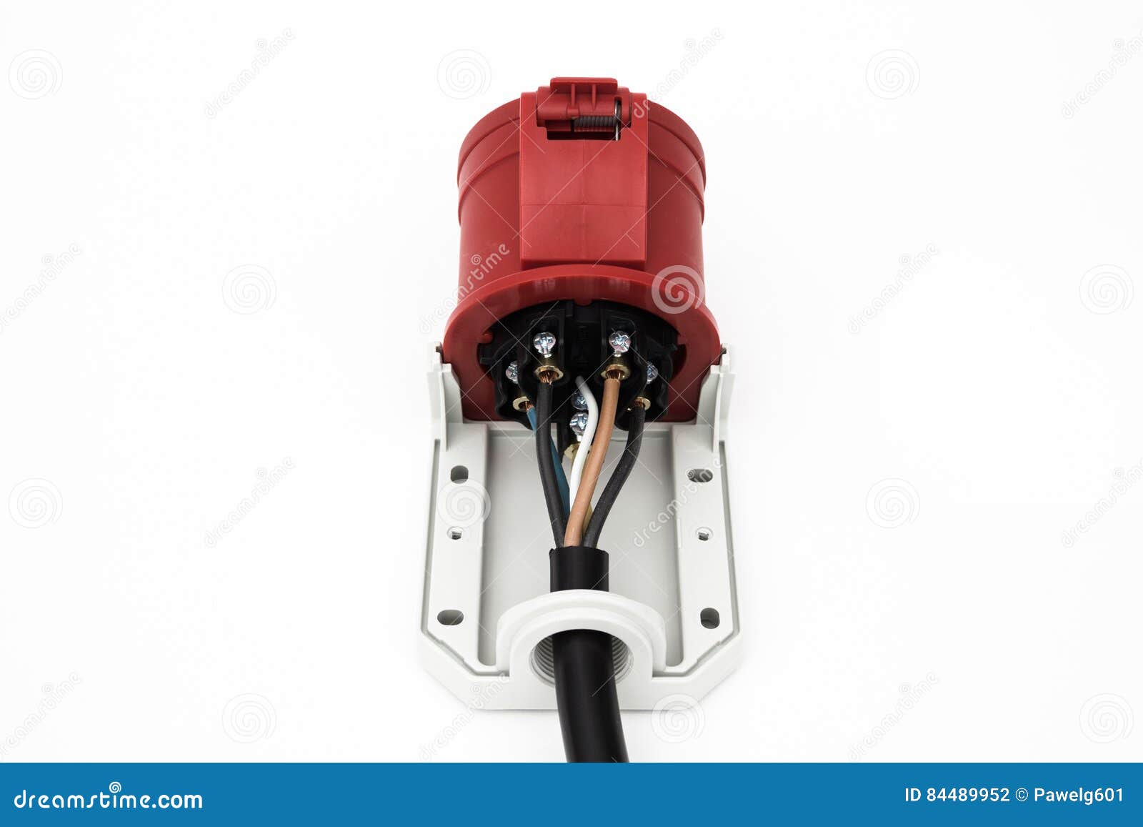 The Power Three-phase Socket Stock Photo - Image of energy, phase: 84489952