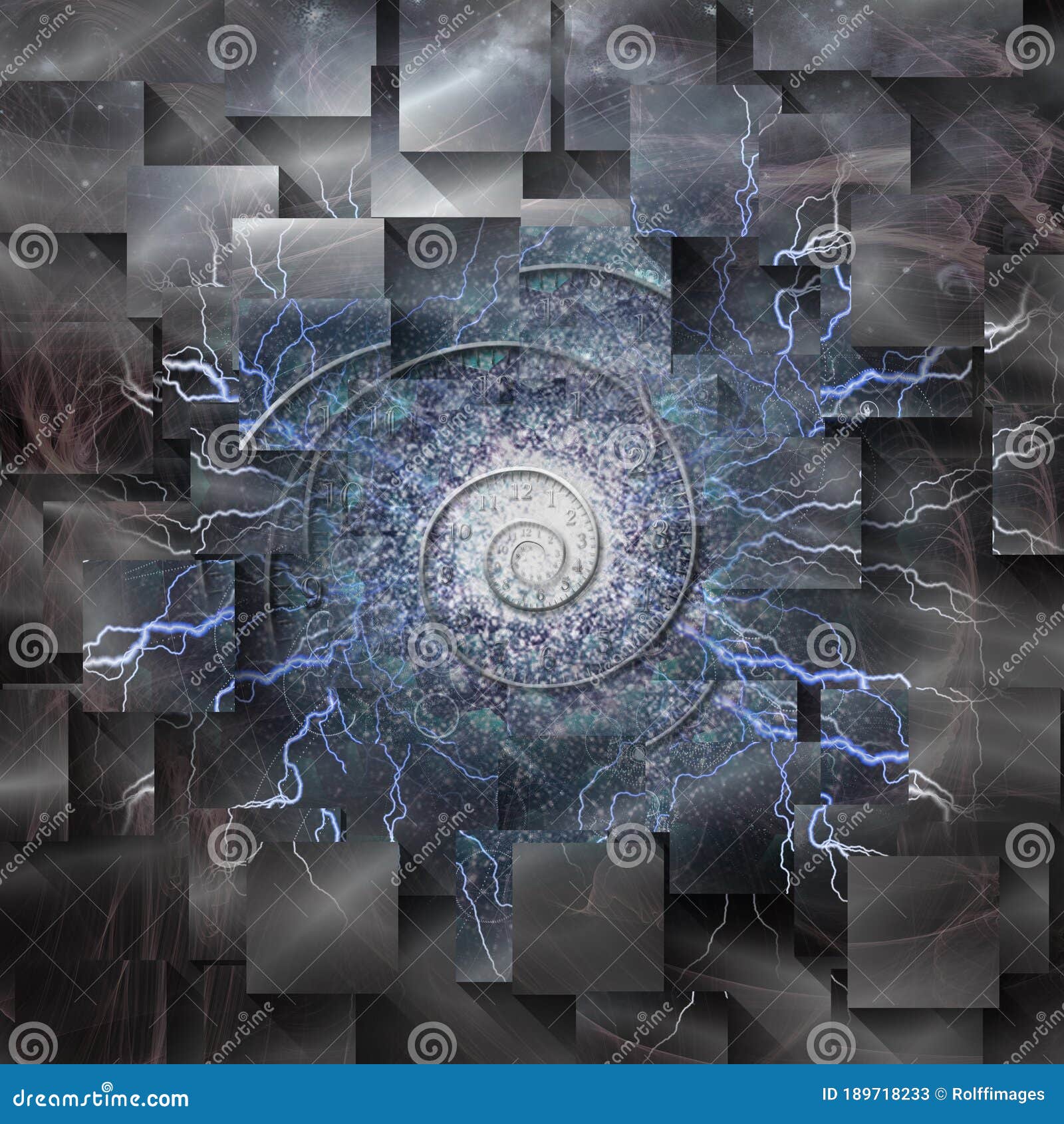 Power of time stock illustration. Illustration of continuum - 189718233