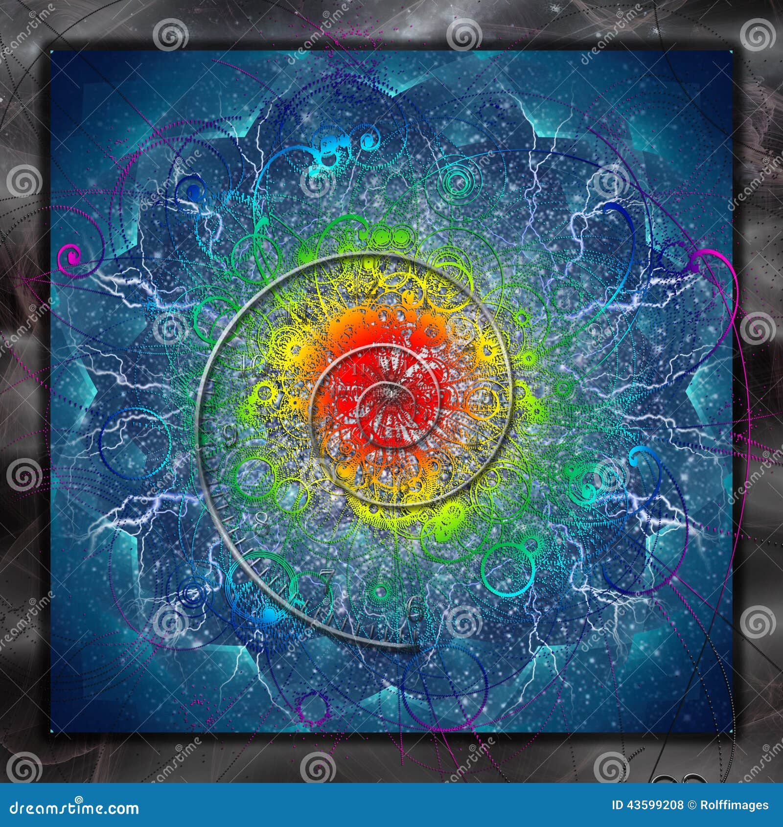 Power of time stock illustration. Illustration of cycle - 43599208