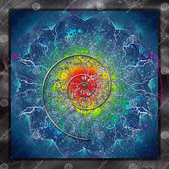 Power of time stock illustration. Illustration of cycle - 43599208