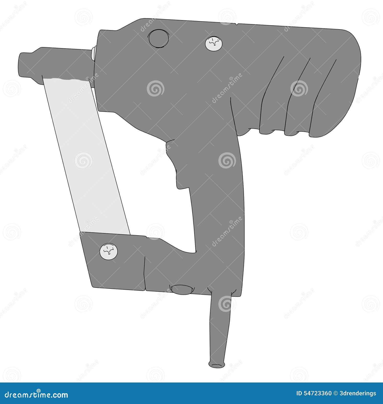 Power tool stock illustration. Illustration of toon, building - 54723360
