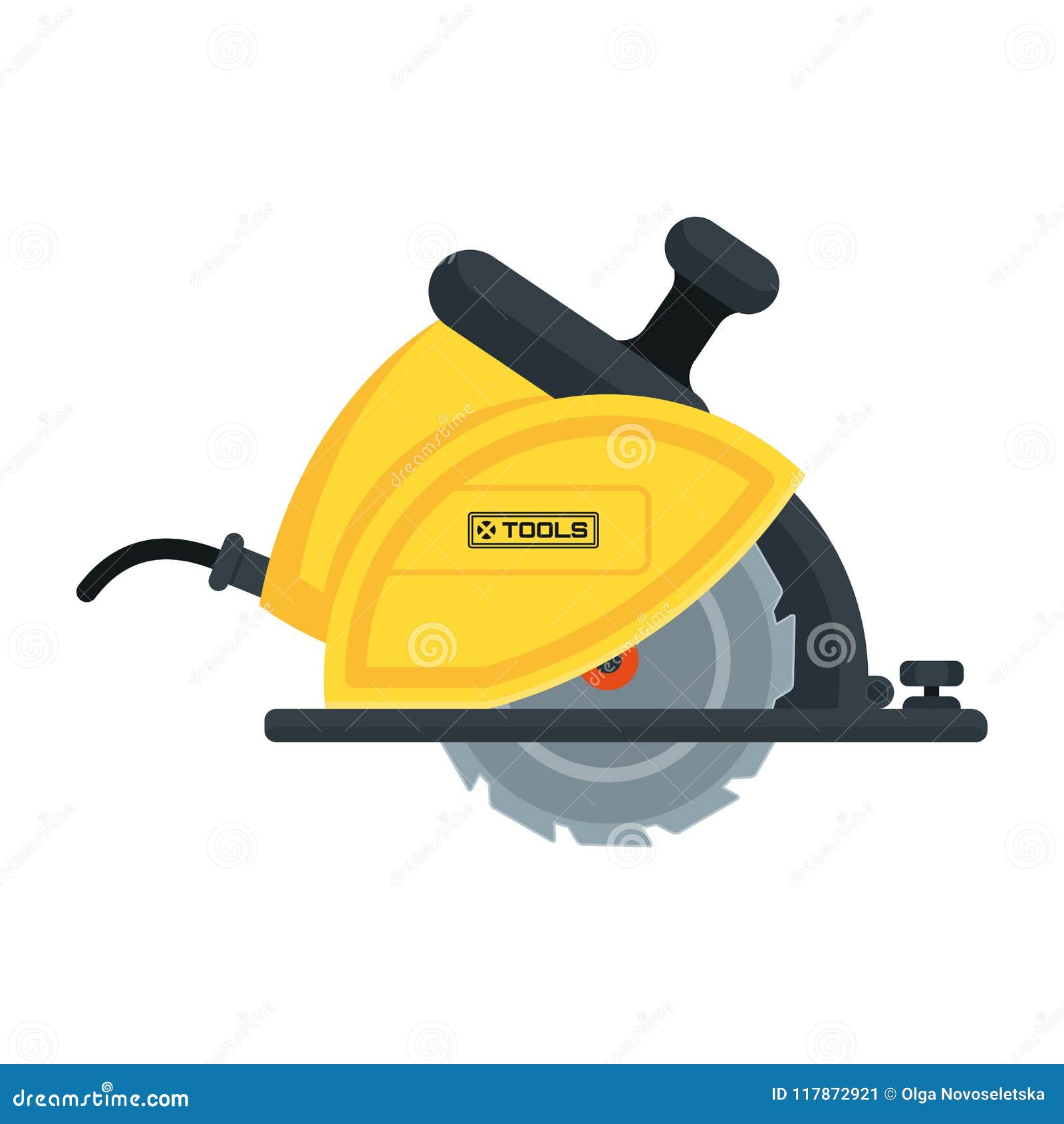 Power Tools Circular Saw Icon Stock Vector - Illustration of angle ...