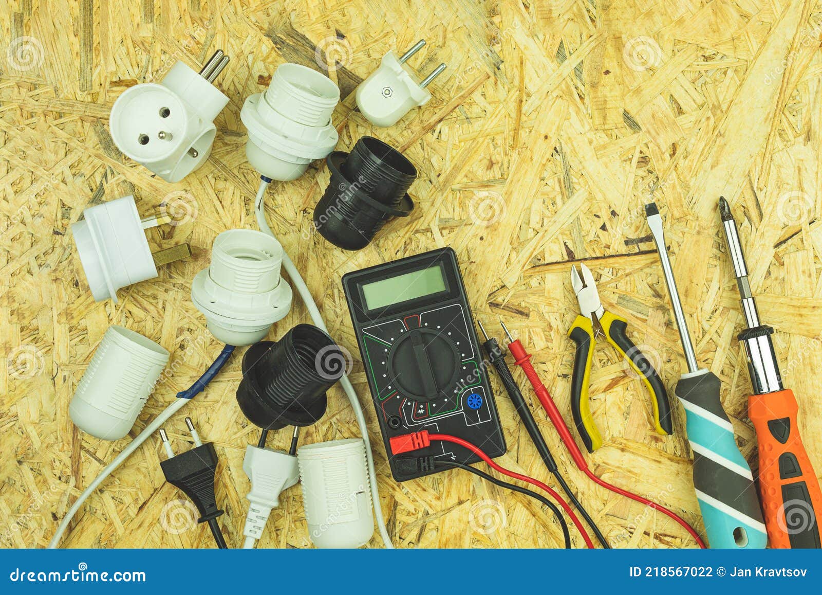 Power Tools on the Table with Space for Text Stock Photo - Image of ...
