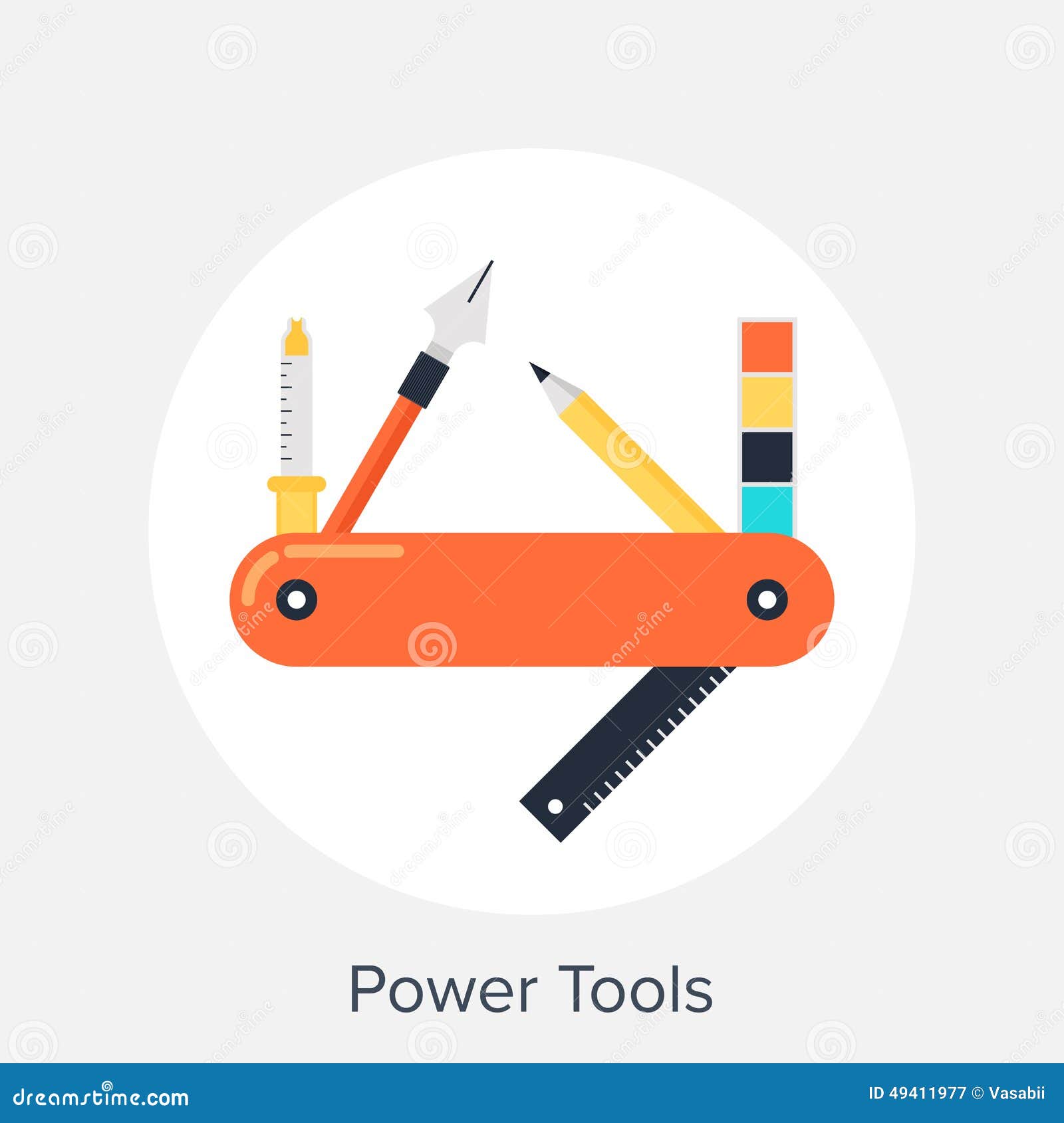 Power Tools stock vector. Illustration of concept, army - 49411977