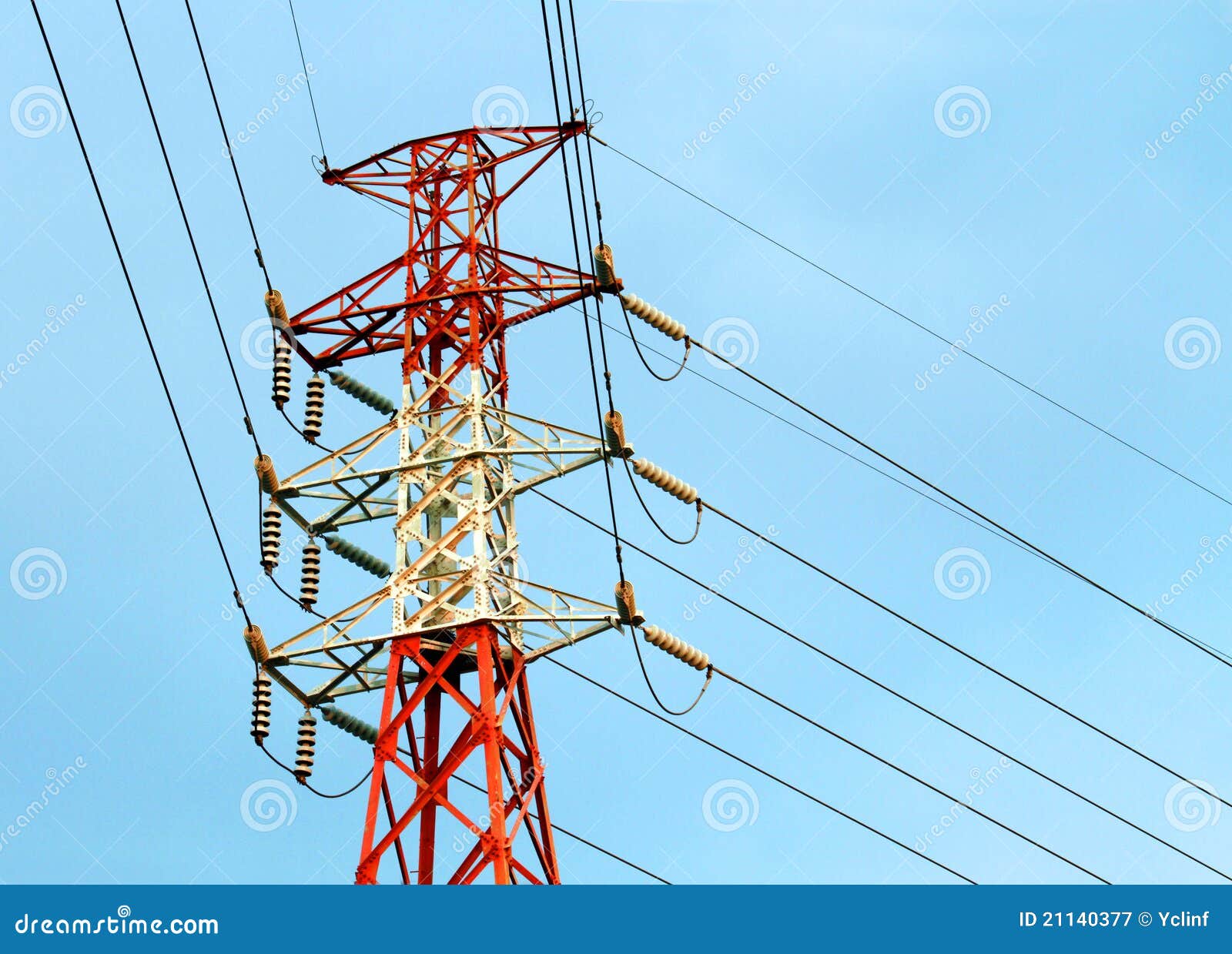 Power Tower stock image. Image of voltage, energy, power - 21140377