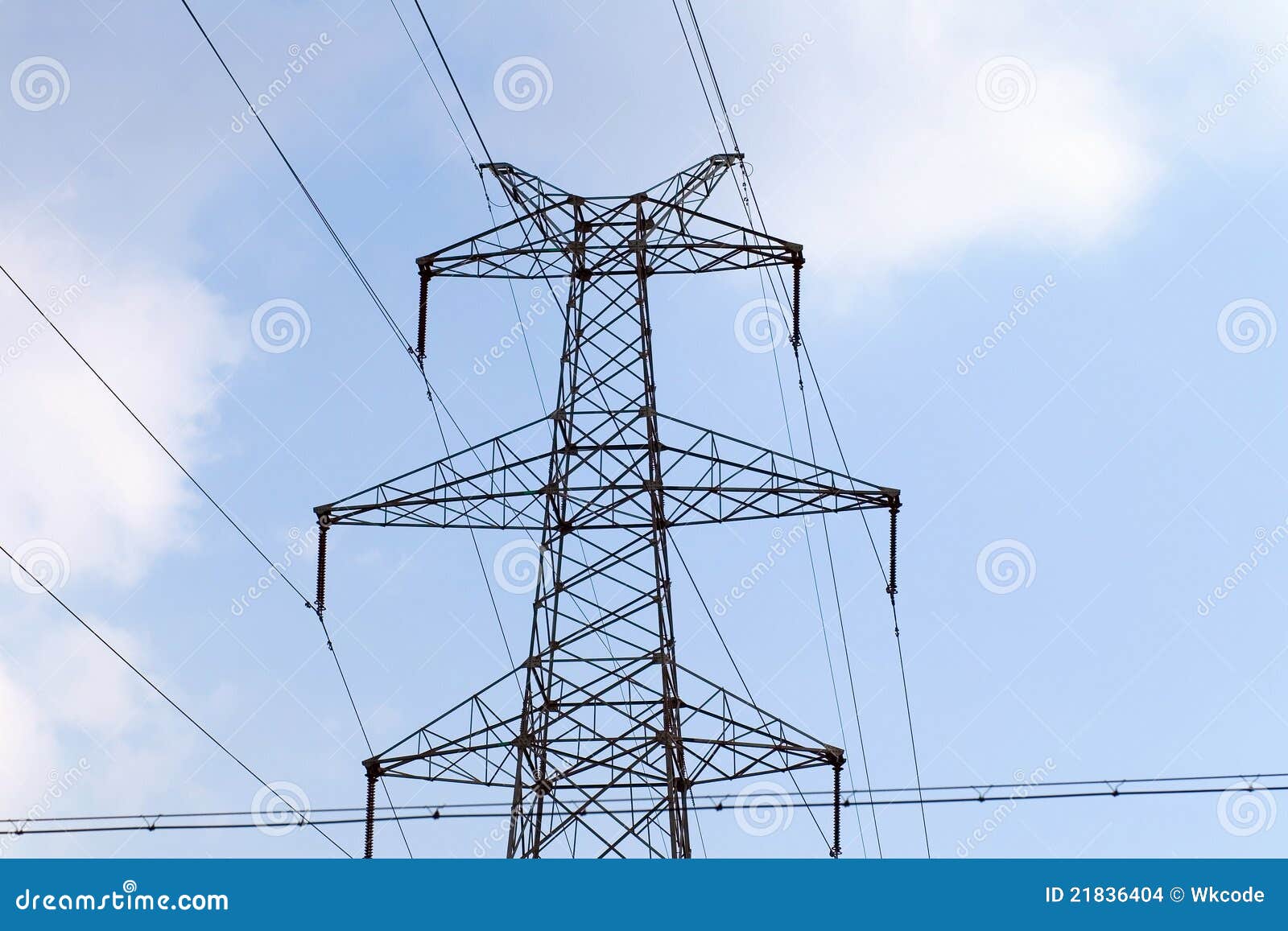Power tower stock photo. Image of lines, insulators, electricity - 21836404