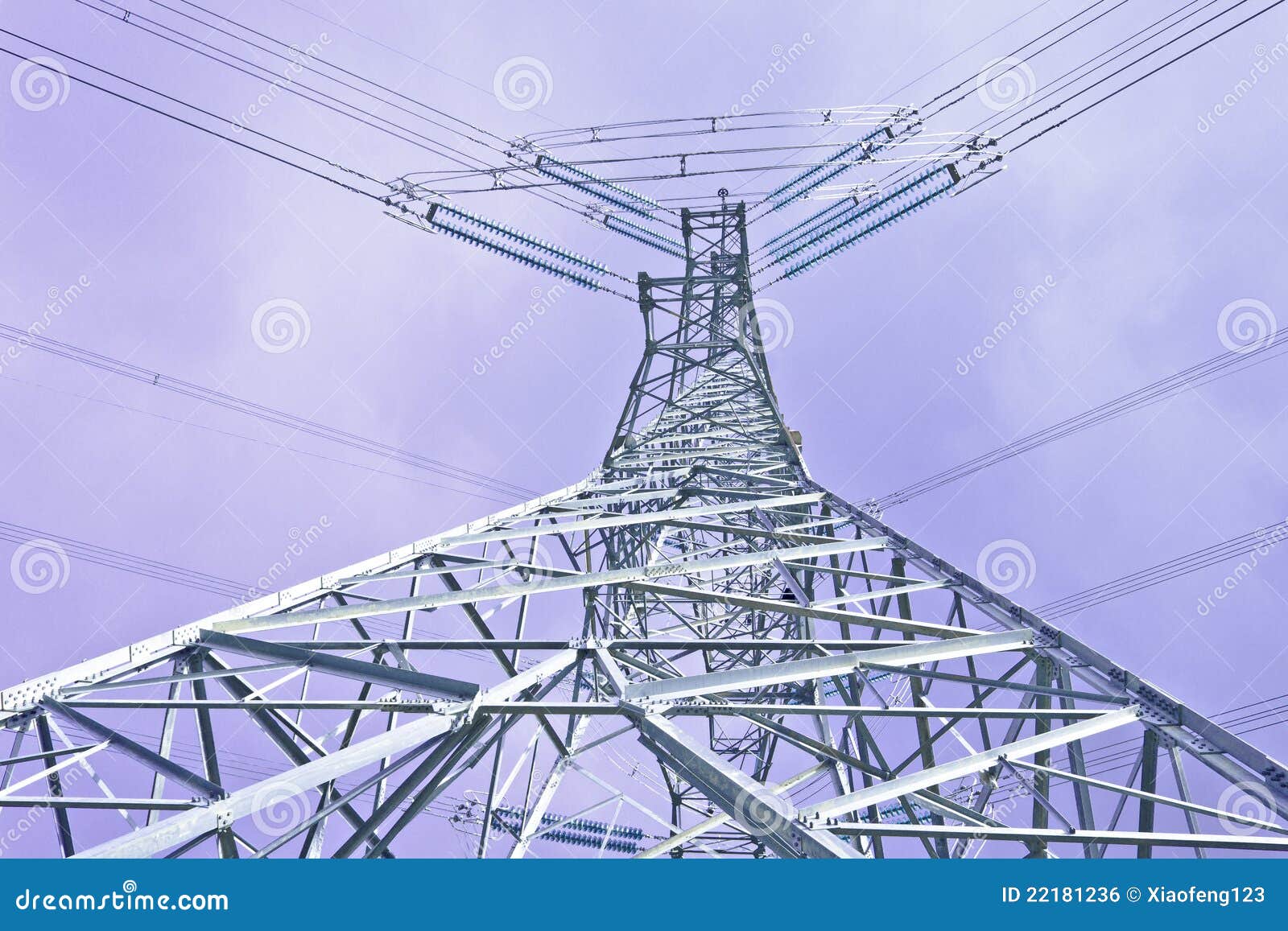 Power Tower stock photo. Image of pollution, electric - 22181236