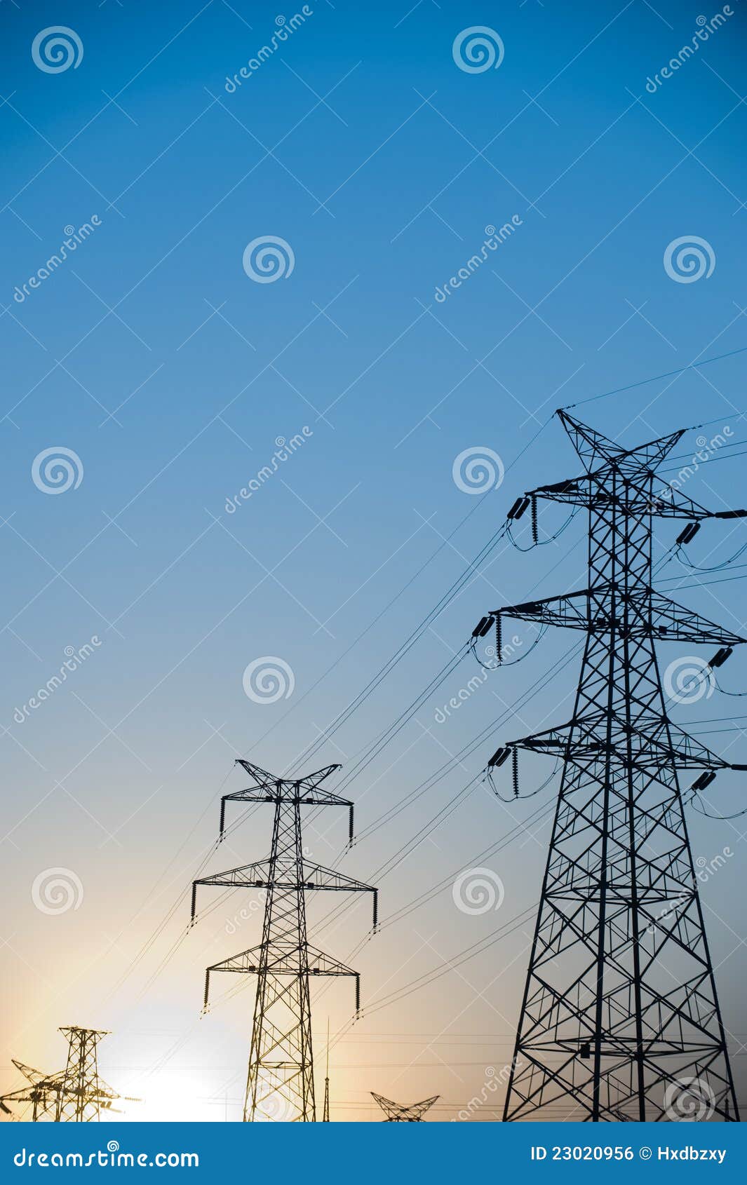 Power tower stock photo. Image of mast, electric, resource - 23020956