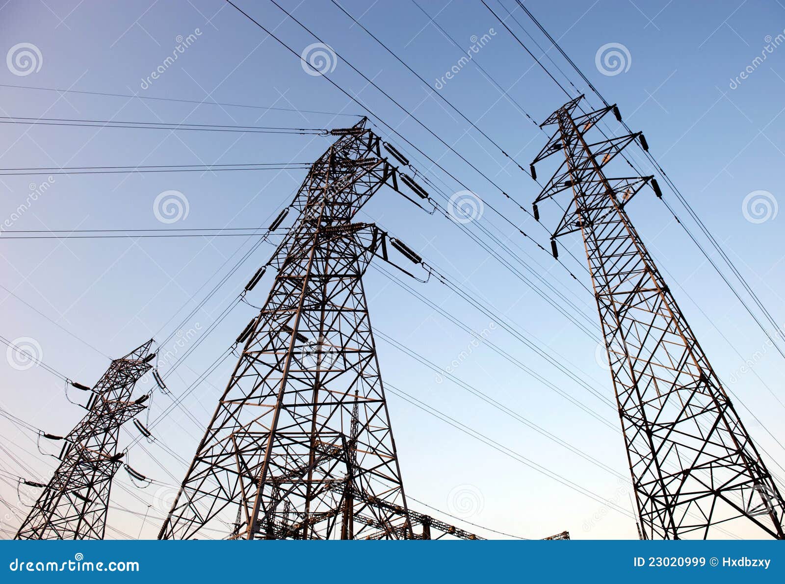 Power tower stock image. Image of renewable, horizontal - 23020999