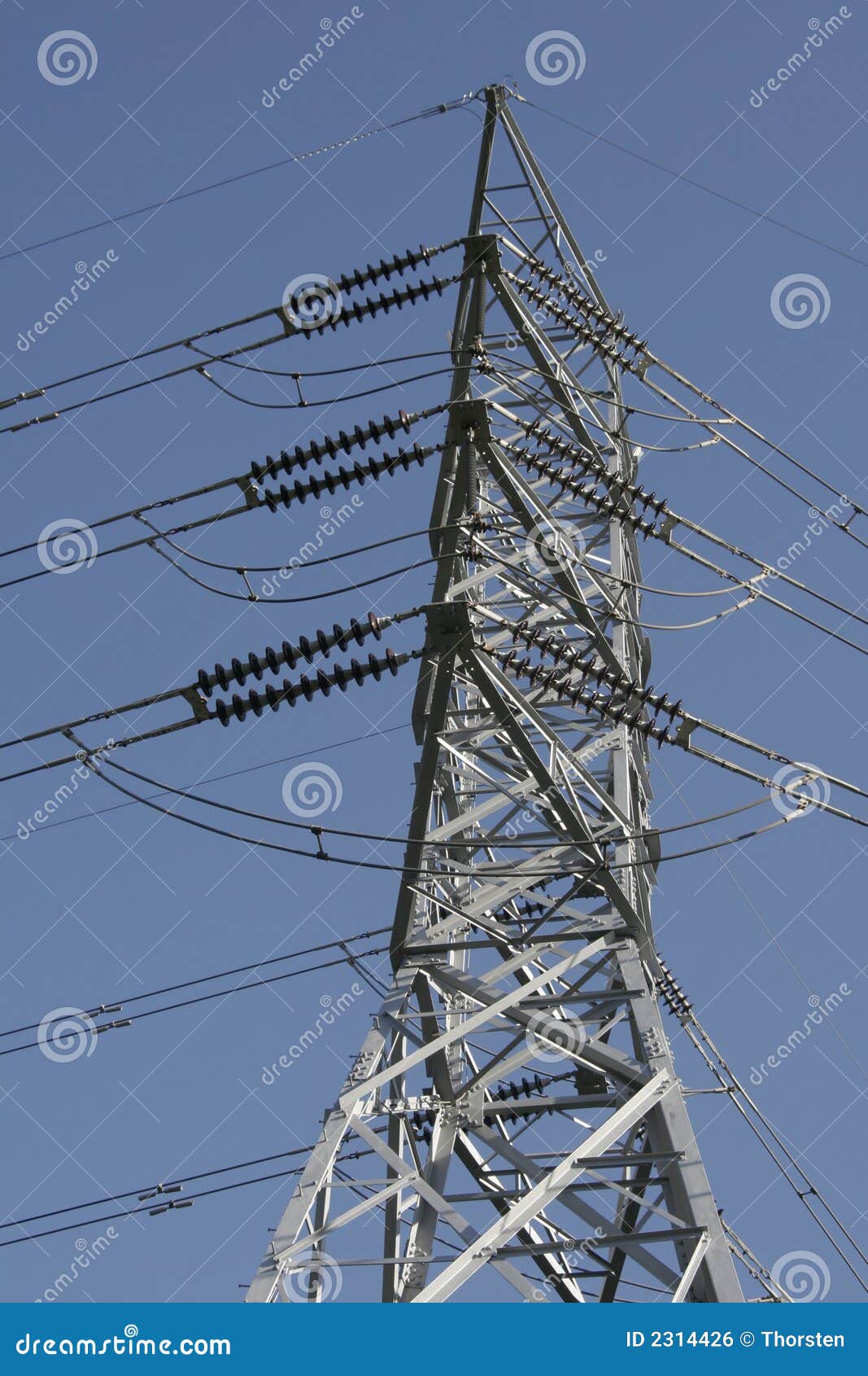Power Tower stock photo. Image of connection, conduct - 2314426
