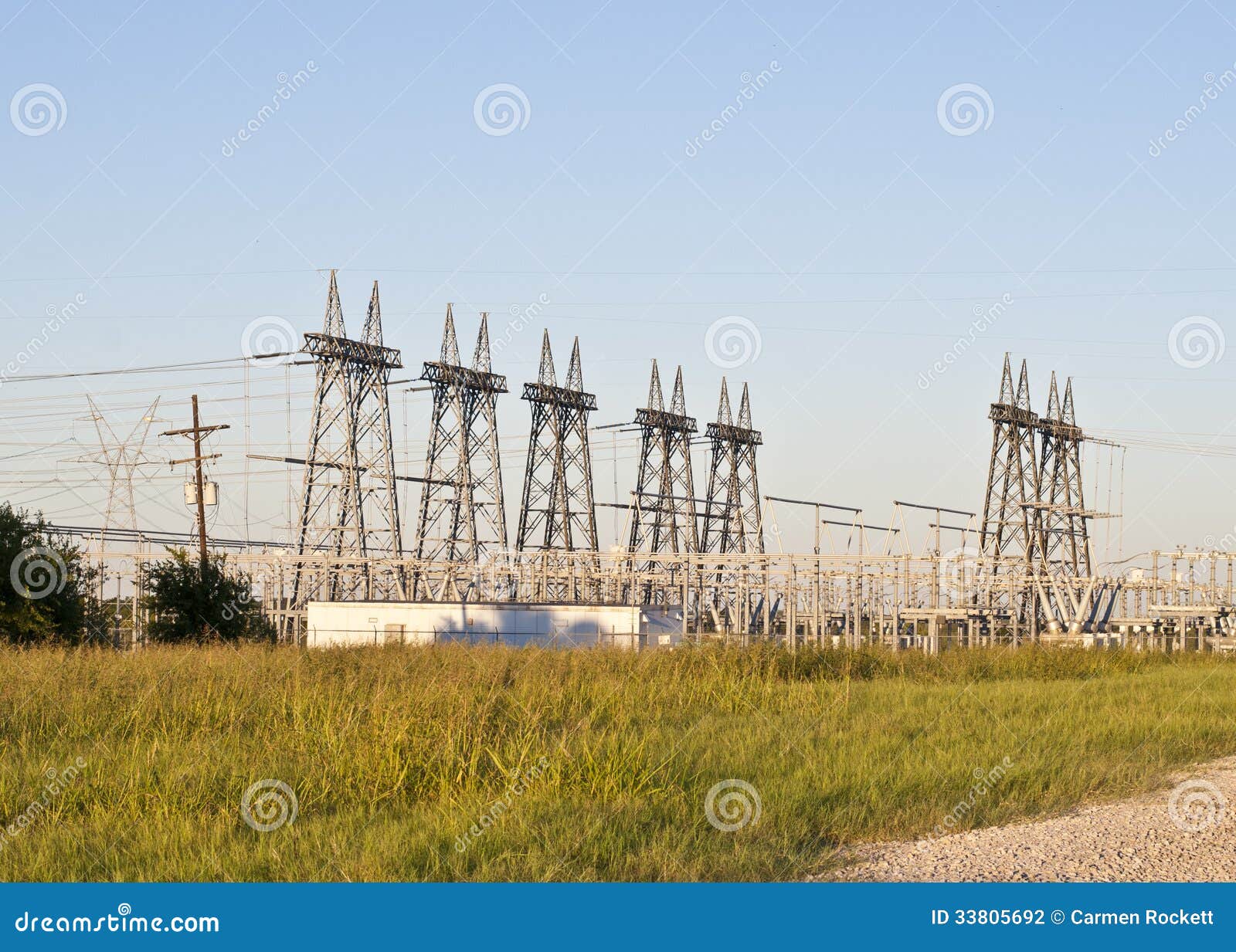 Power Tower stock photo. Image of electricity, energy - 33805692