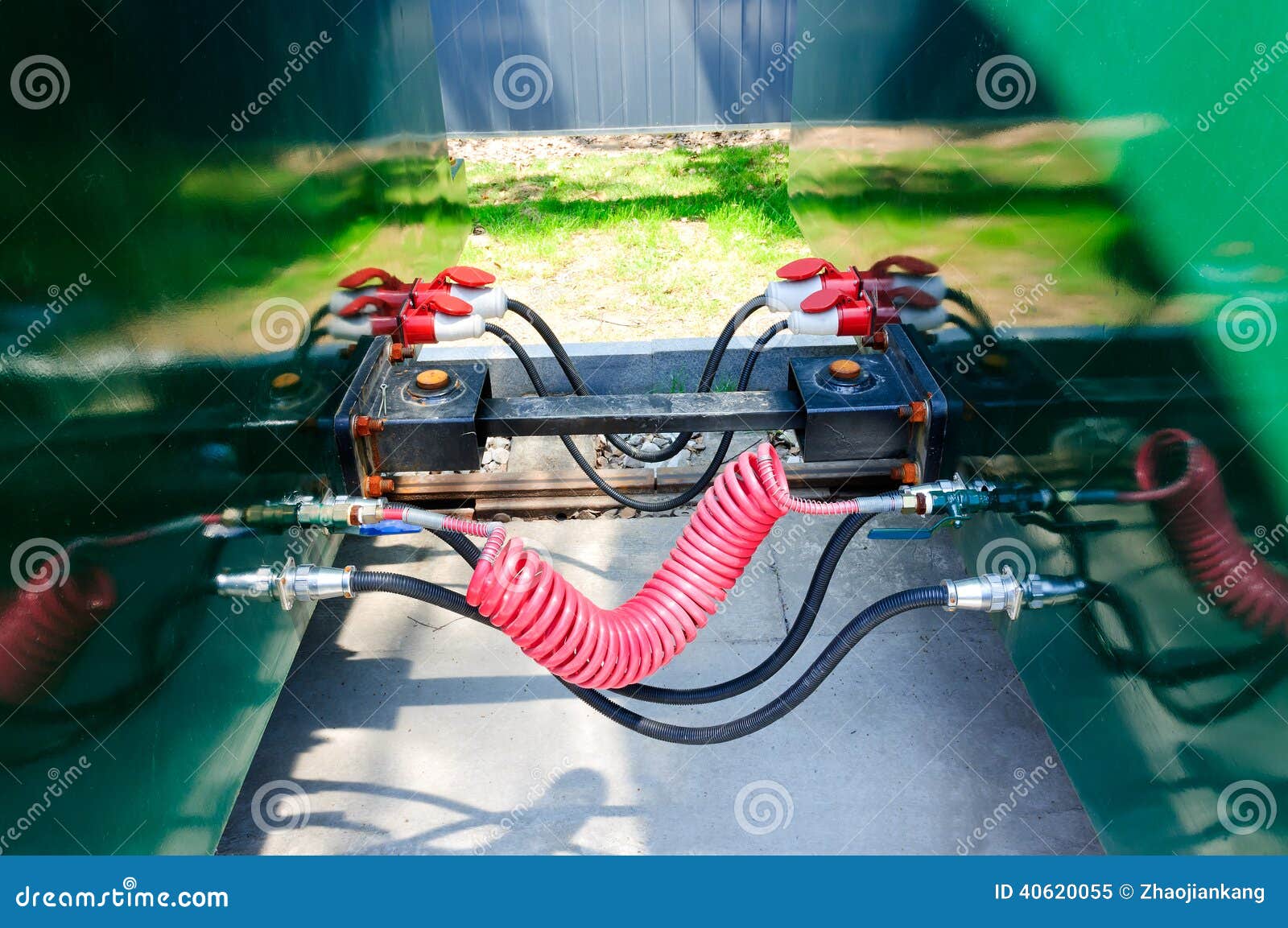 Power Train Line Connection Stock Image - Image of danger, power: 40620055