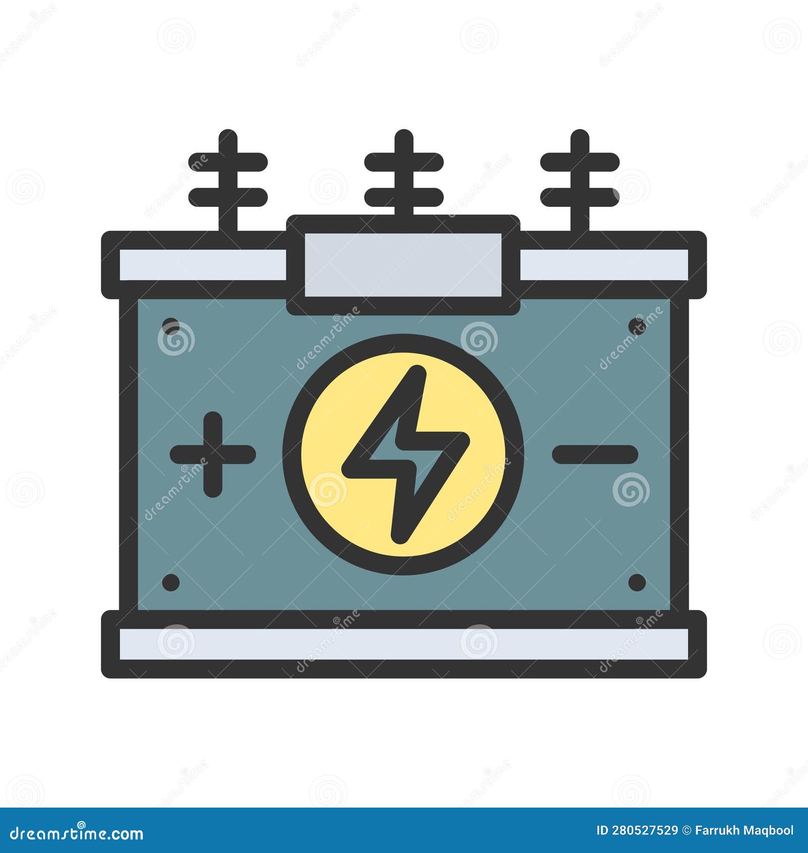 Power Transformer Icon Vector Image. Stock Vector - Illustration of ...
