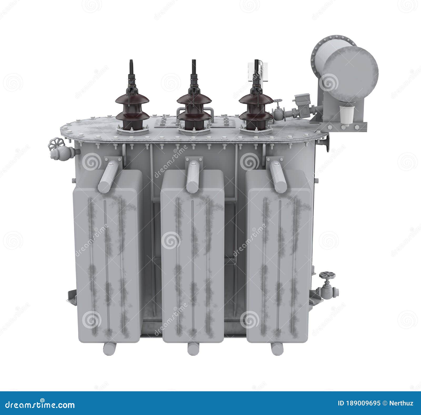 Power Transformer Isolated stock illustration. Illustration of switch ...
