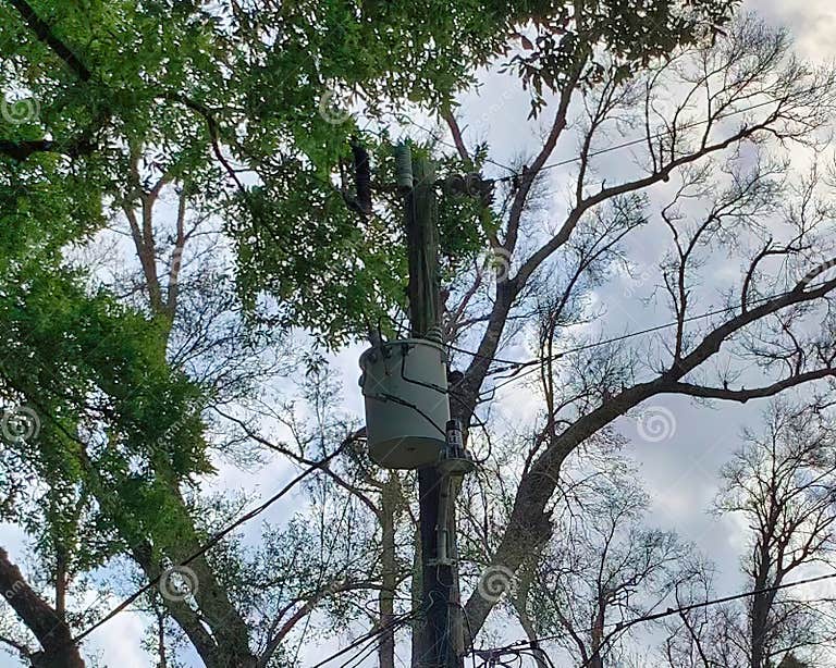 Power Transformer and Lines Stock Photo - Image of industry, industrial ...
