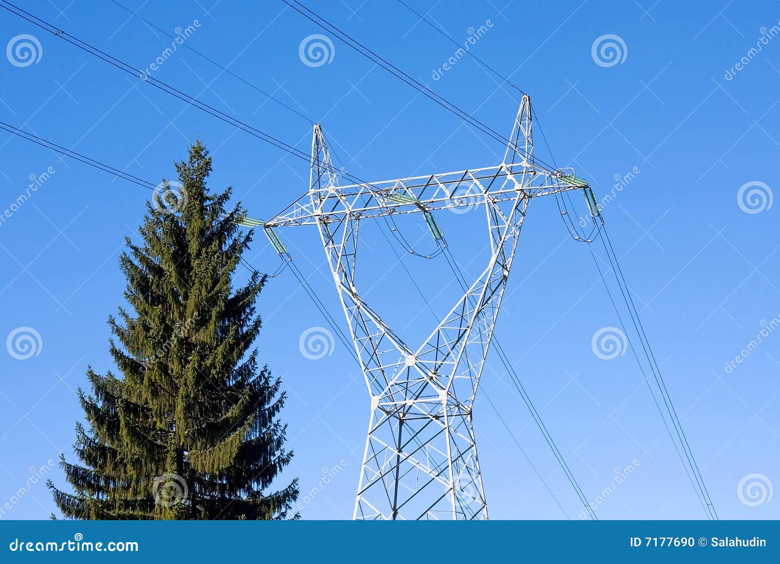Power transmission line stock photo. Image of powerlines - 7177690