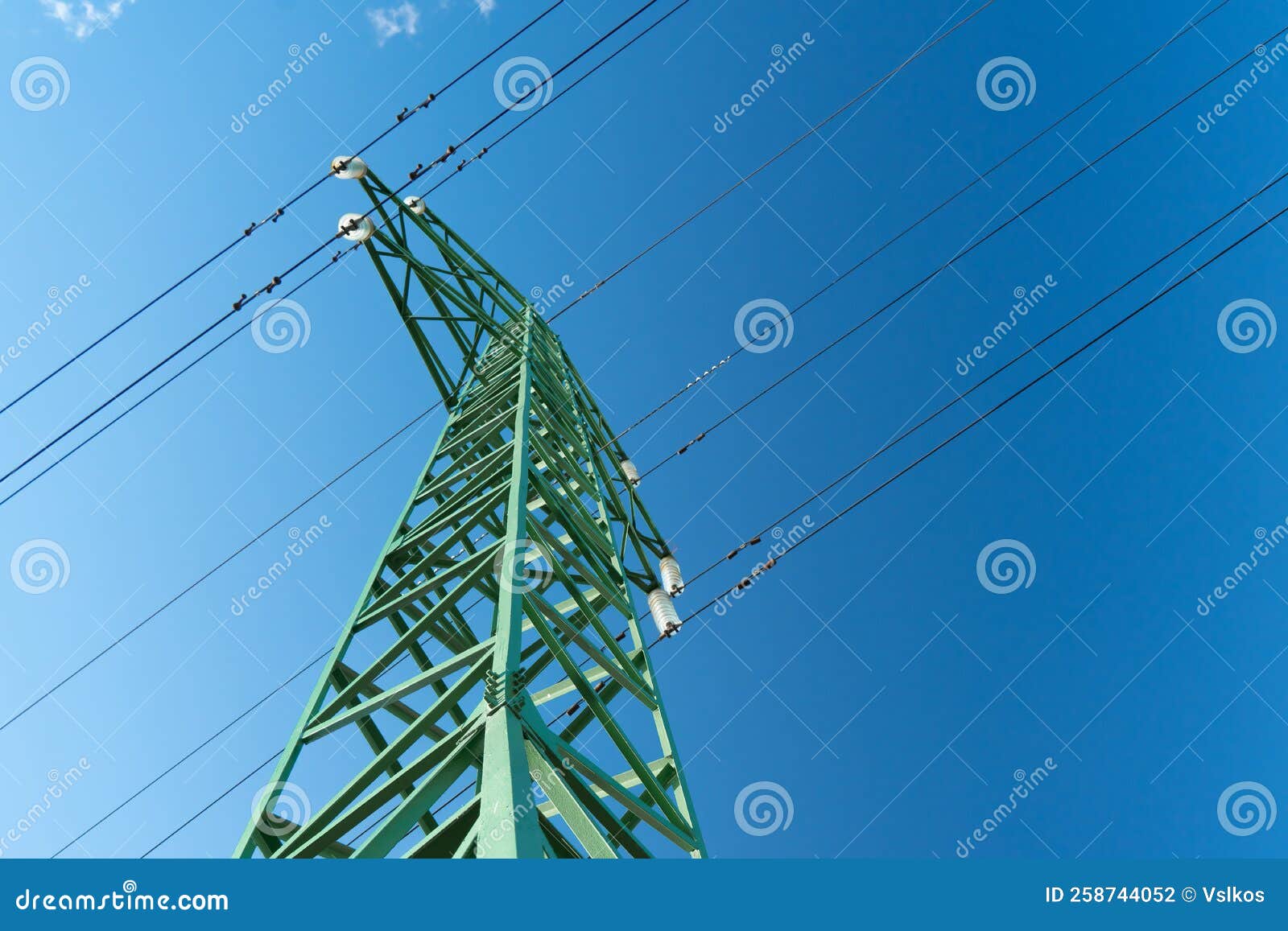 Power Transmission Line Pylons Stock Photo - Image of cable ...