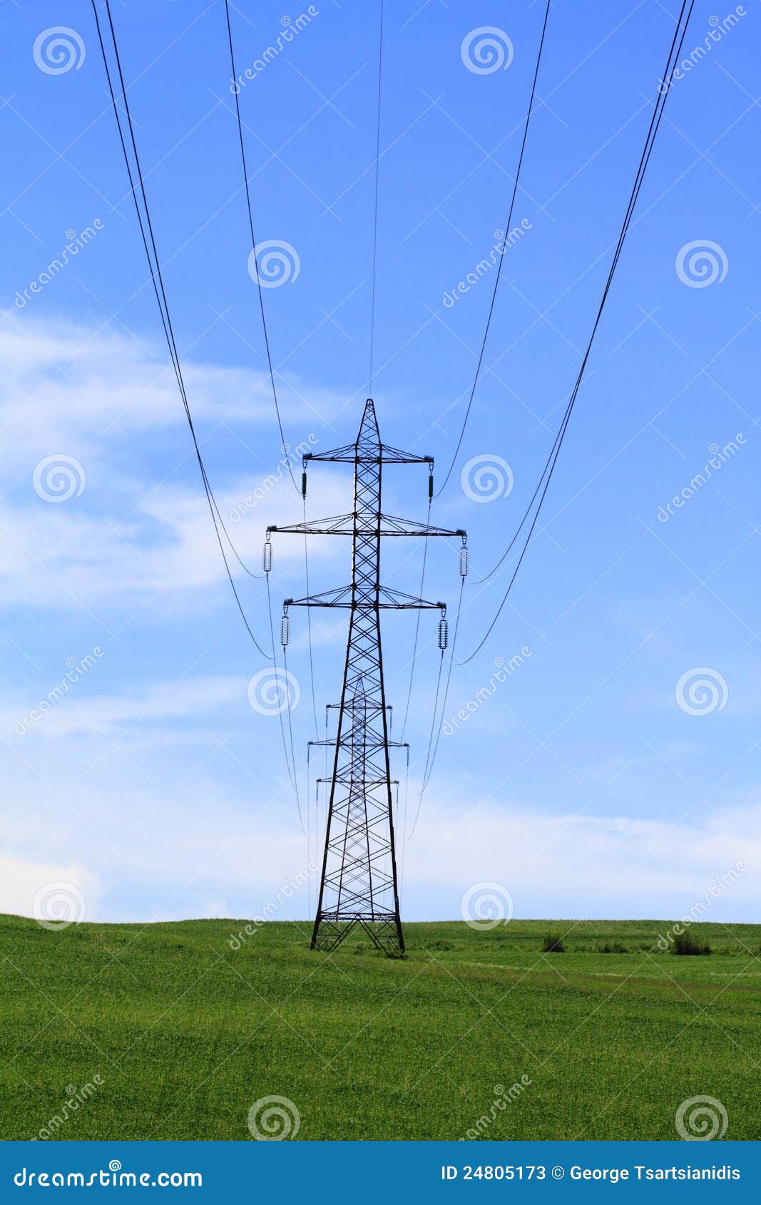 Power Transmission Lines stock image. Image of kilowatts - 24805173