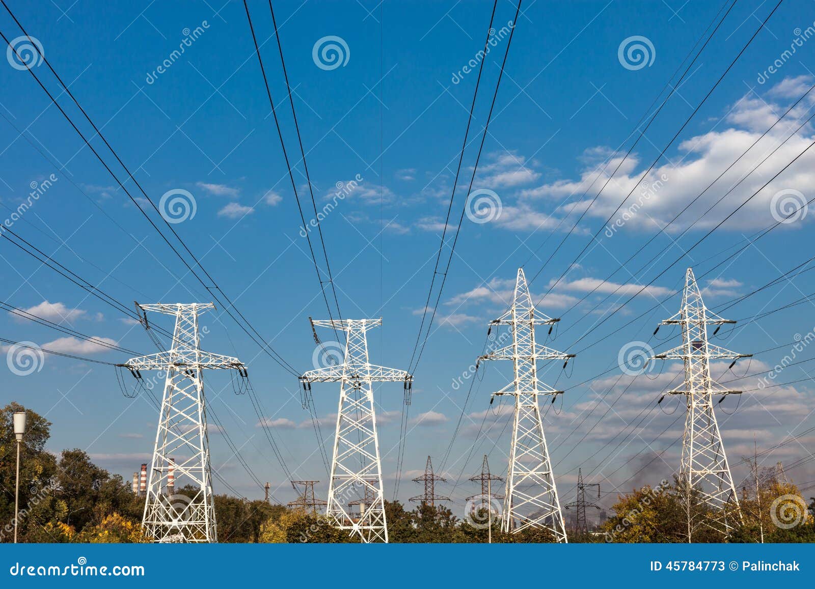 Power transmission stock image. Image of object, network - 45784773