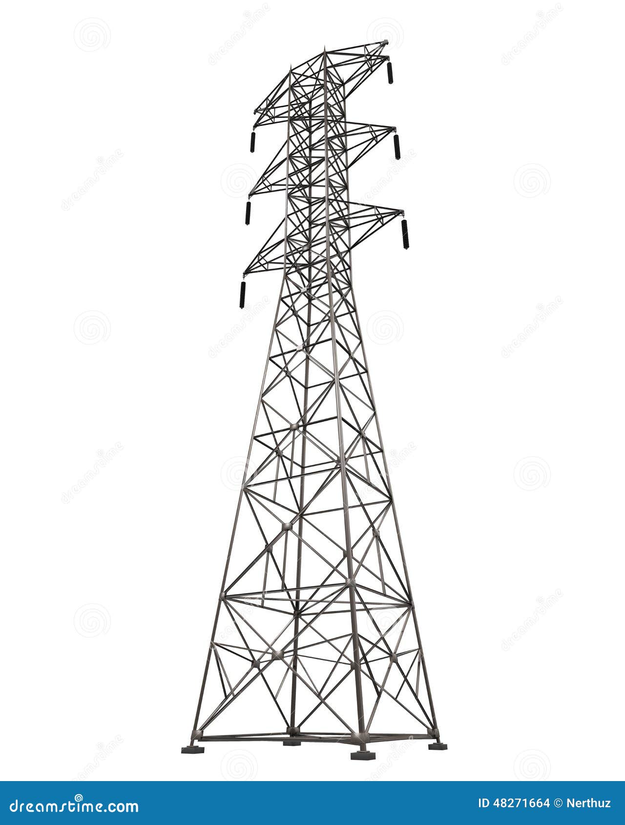 Transmission Tower Cartoon Vector | CartoonDealer.com #20529285