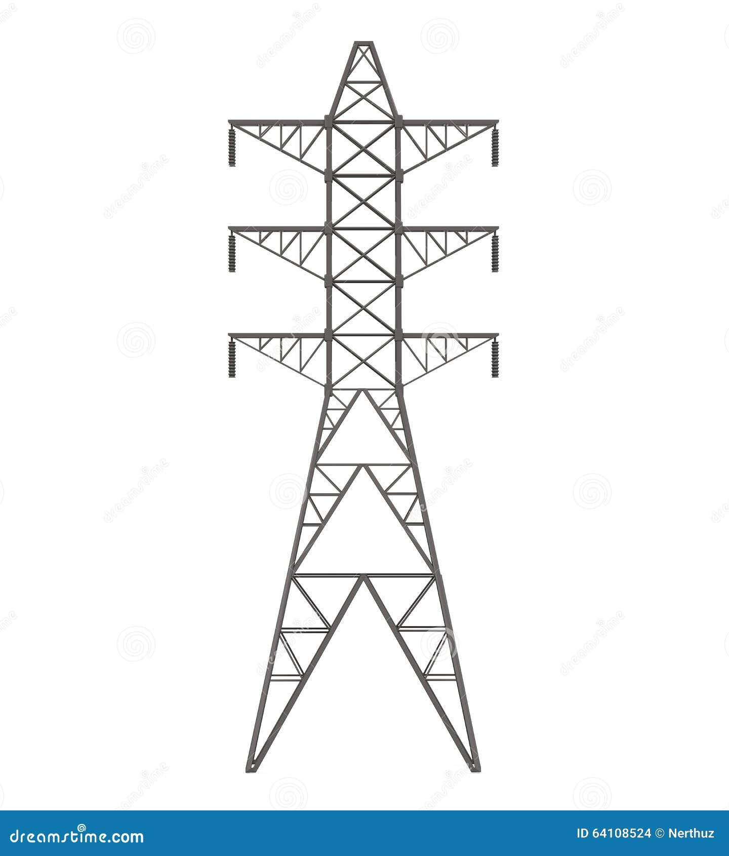 Transmission Tower Cartoon Vector | CartoonDealer.com #20529285