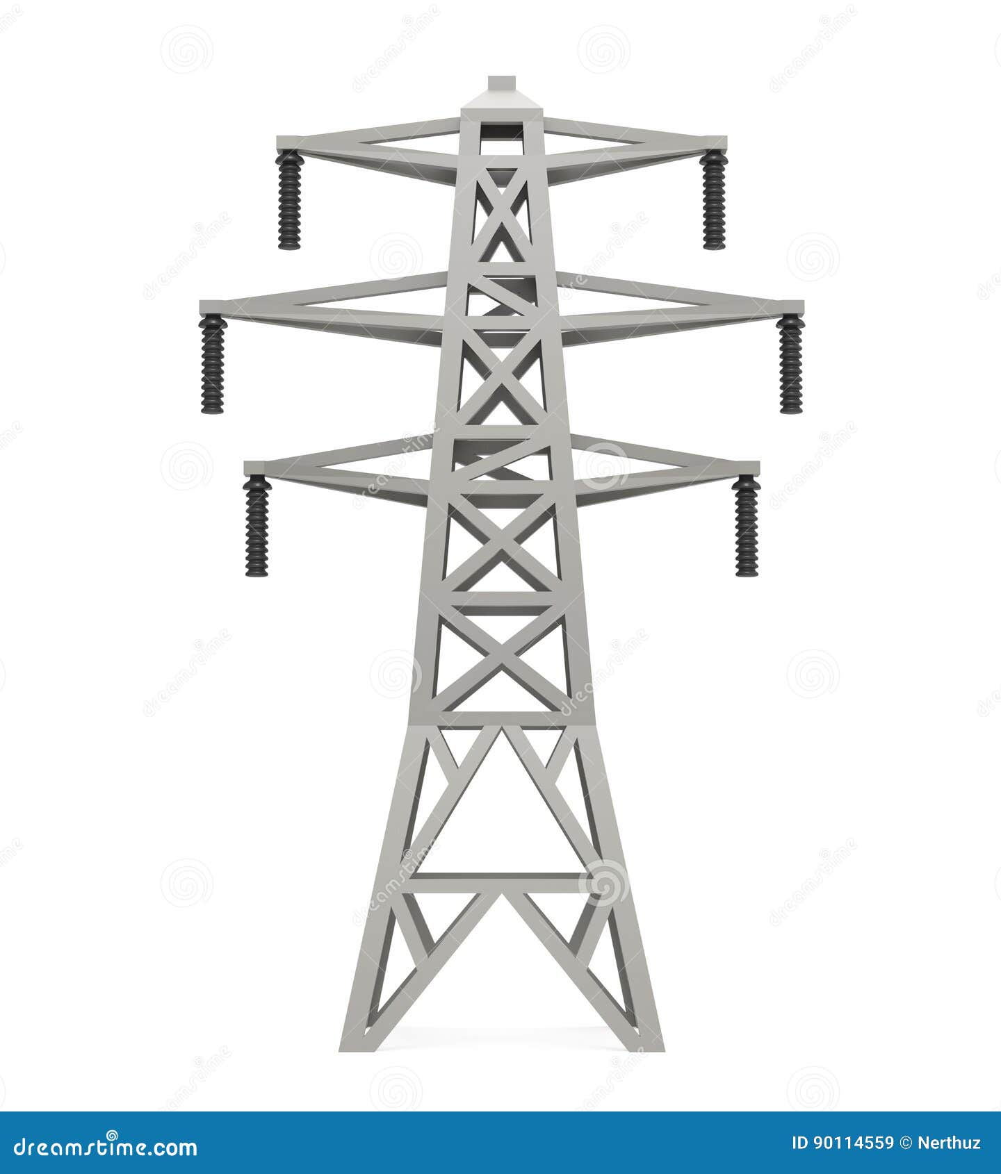 Transmission Tower Cartoon Vector | CartoonDealer.com #20529285