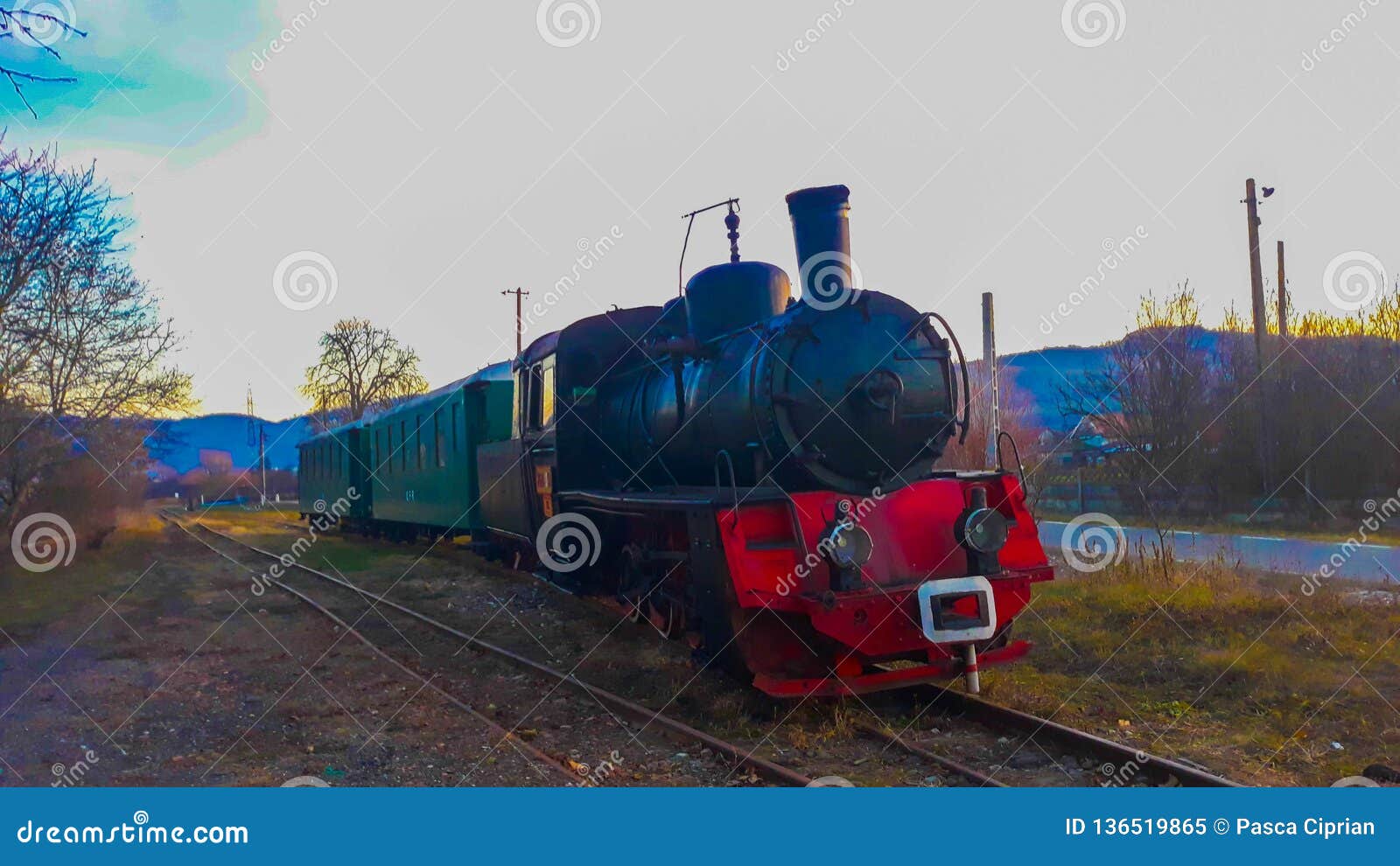 The train stock image. Image of train, station, transylvania - 136519865