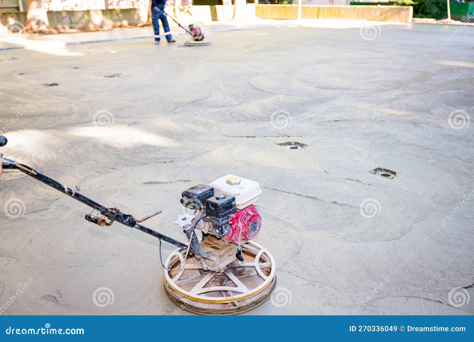 Power Trowel with Engine, Machine for Finishing, Leveling Concrete ...