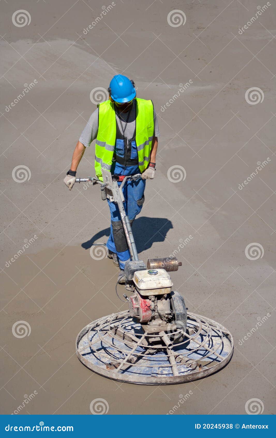 Power trowel machine stock photo. Image of worksite, machine - 20245938