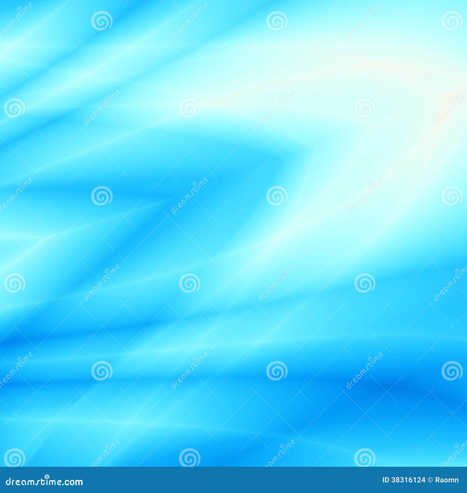 Power Turquoise Blue Abstract Design Stock Illustration - Illustration ...