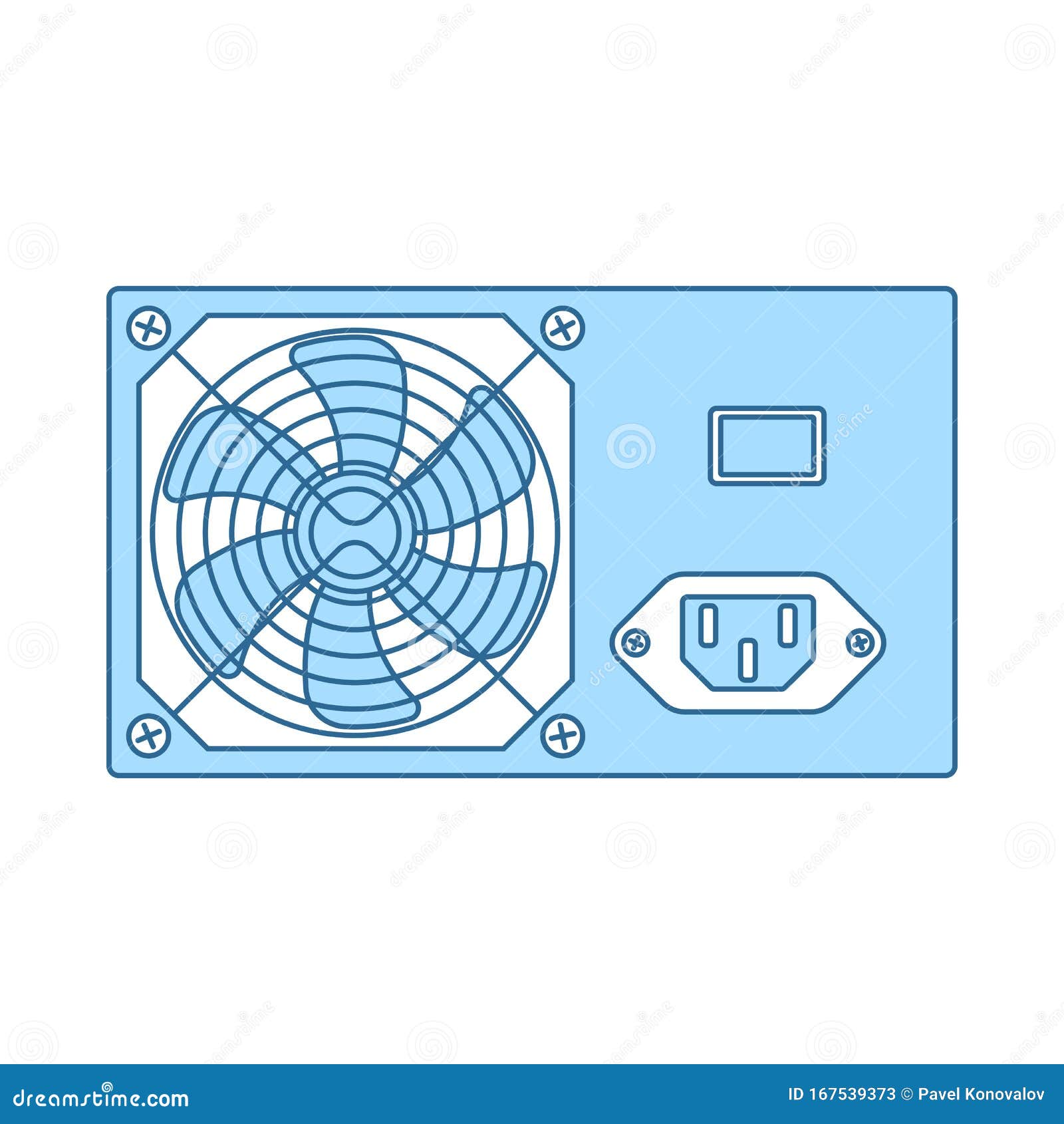 Power Unit Icon stock vector. Illustration of electrical - 167539373