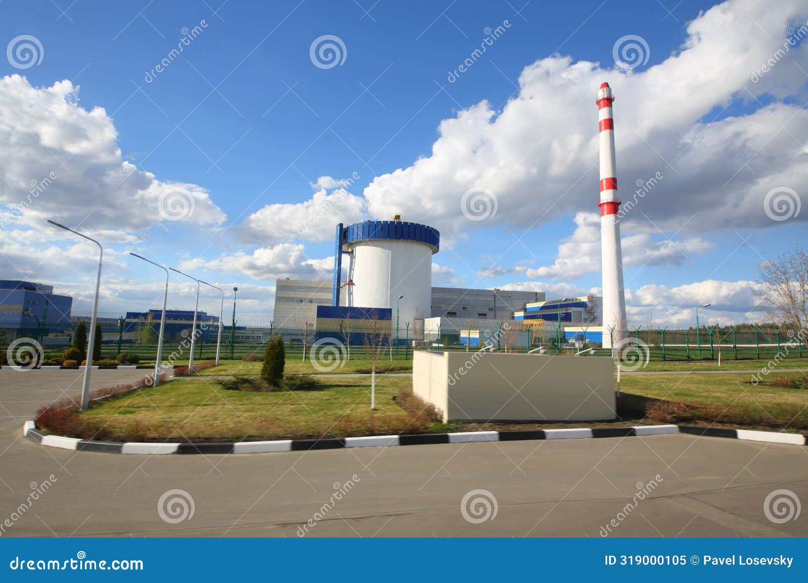 The Power Unit of the Nuclear Power Stock Image - Image of energy ...