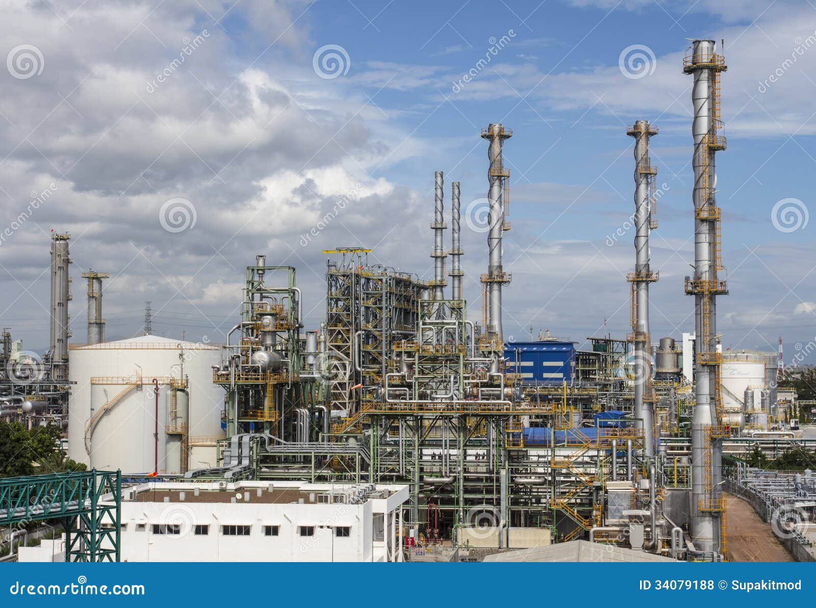 Power and Utility Factory stock photo. Image of equipment - 34079188