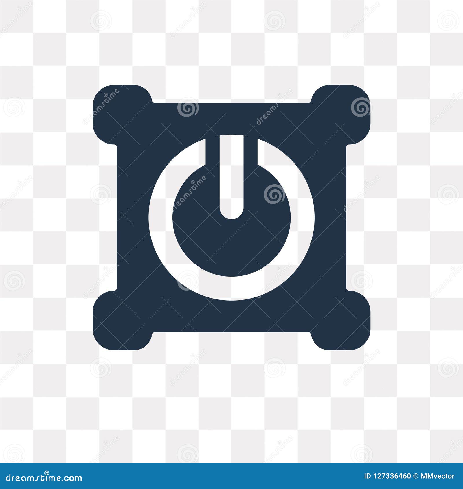 Power Vector Icon Isolated on Transparent Background, Power Tra Stock ...