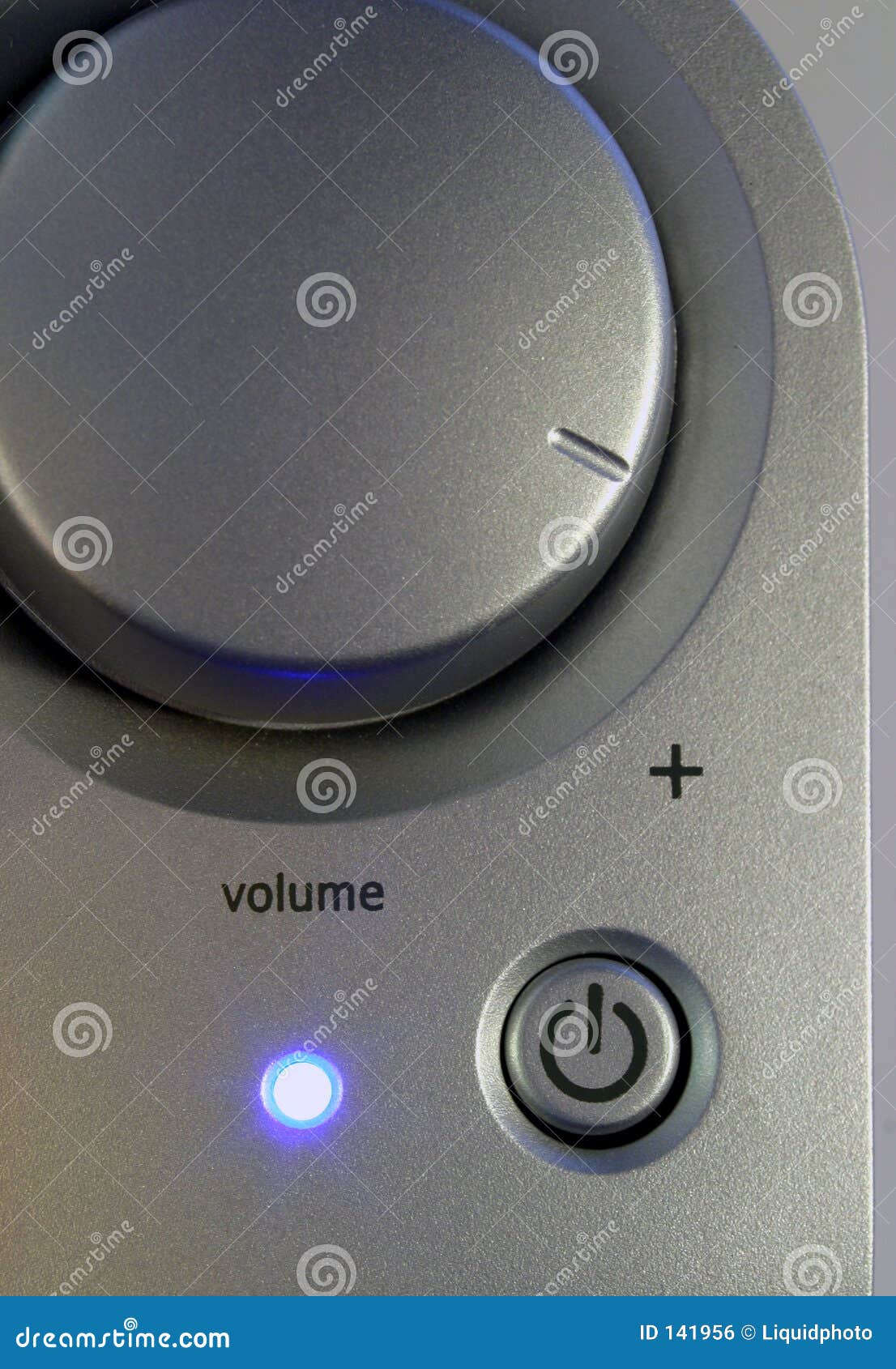 Power and Volume stock photo. Image of light, silver, button - 141956