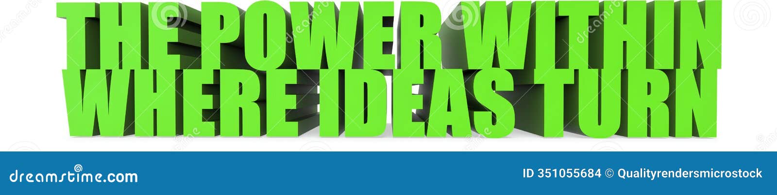 Where Ideas Grow Driven By Gears, 3d Text Stock Image | CartoonDealer ...