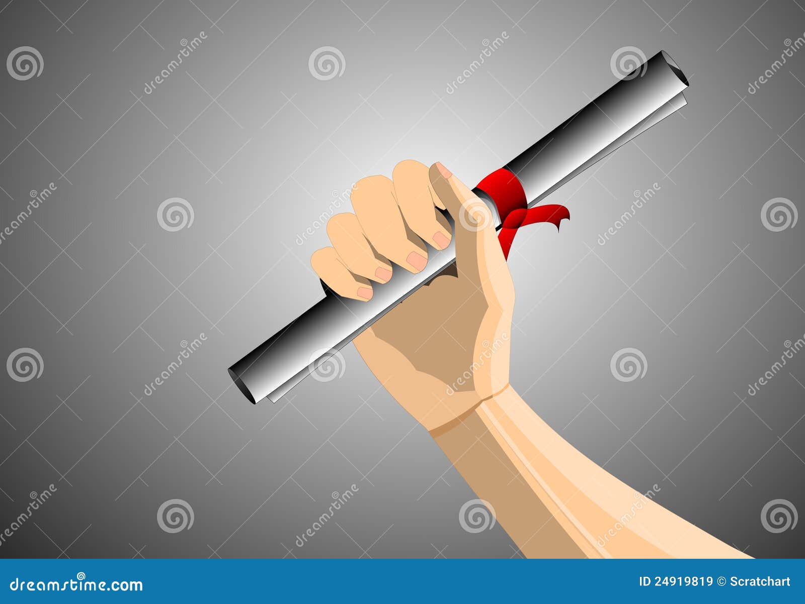 Power of Wisdom stock illustration. Illustration of diploma - 24919819