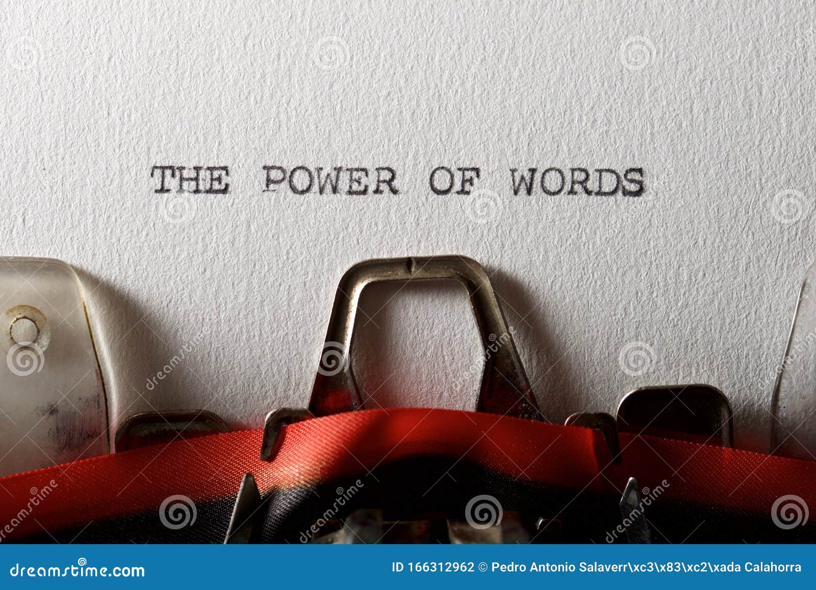The power of words stock photo. Image of style, letters - 166312962